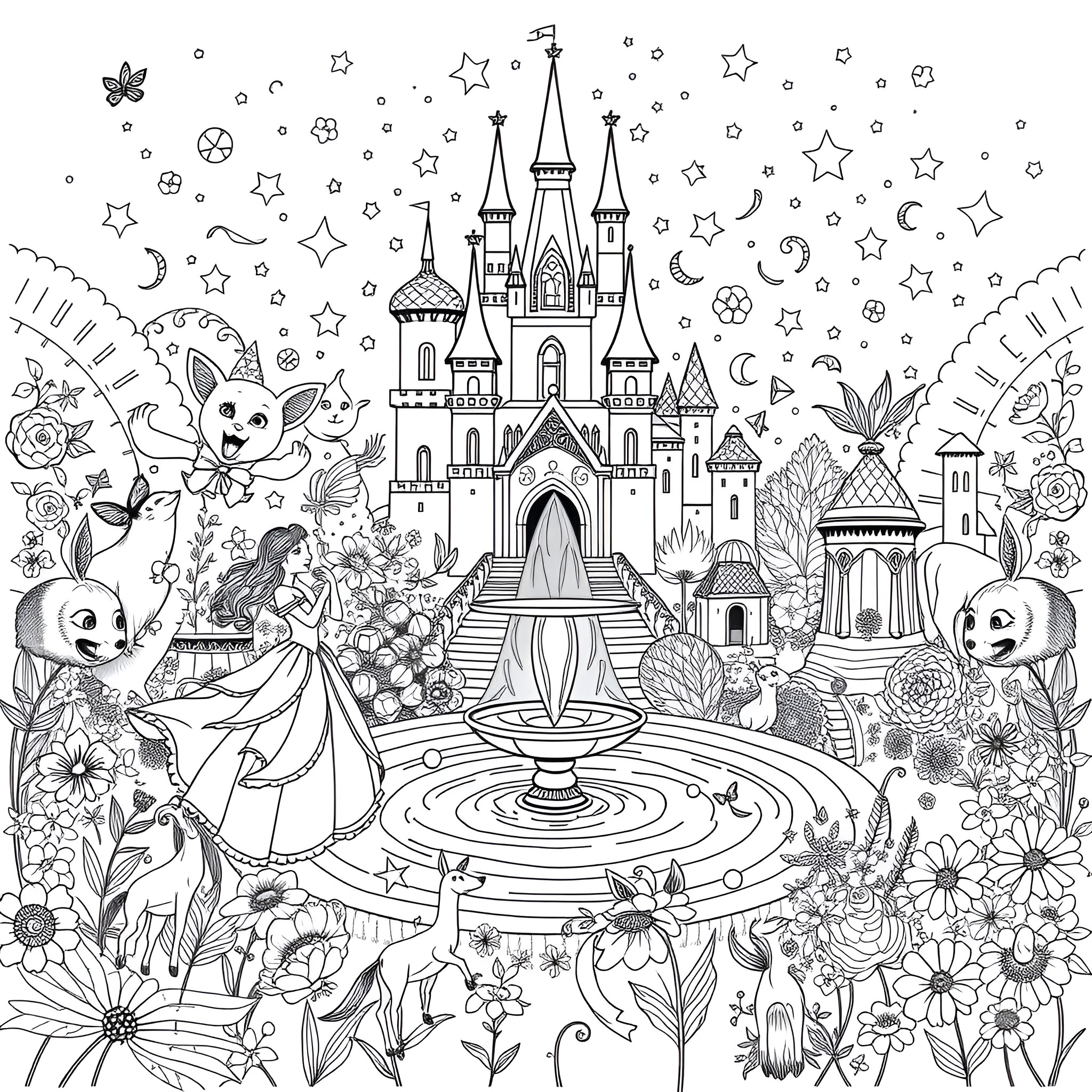 2 Best Fairyland Coloring Pages (Free Printable PDFs)
