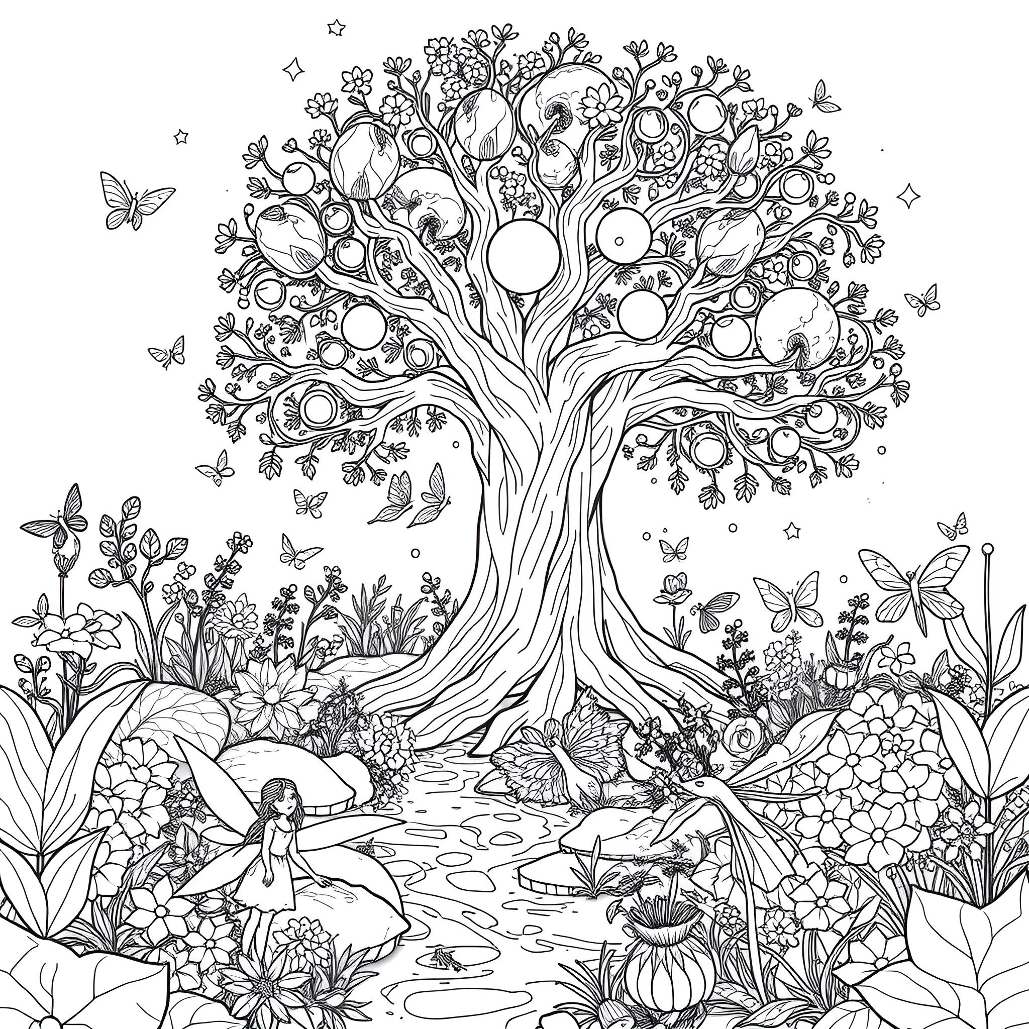 2 Best Fairyland Coloring Pages (Free Printable PDFs)