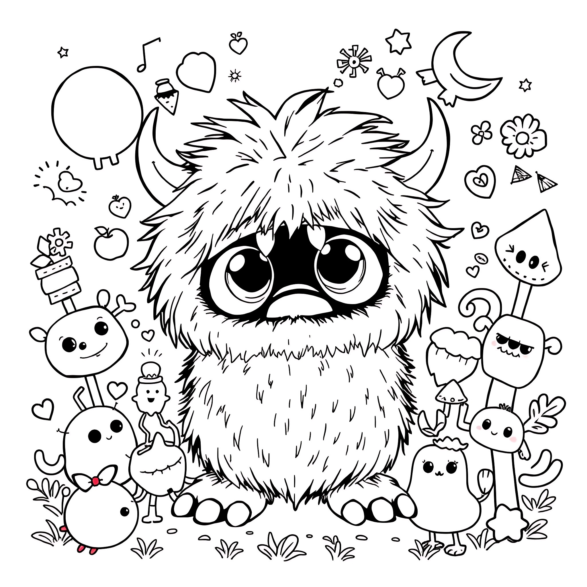 11 Best Monster Coloring Pages (Free Printable PDFs)