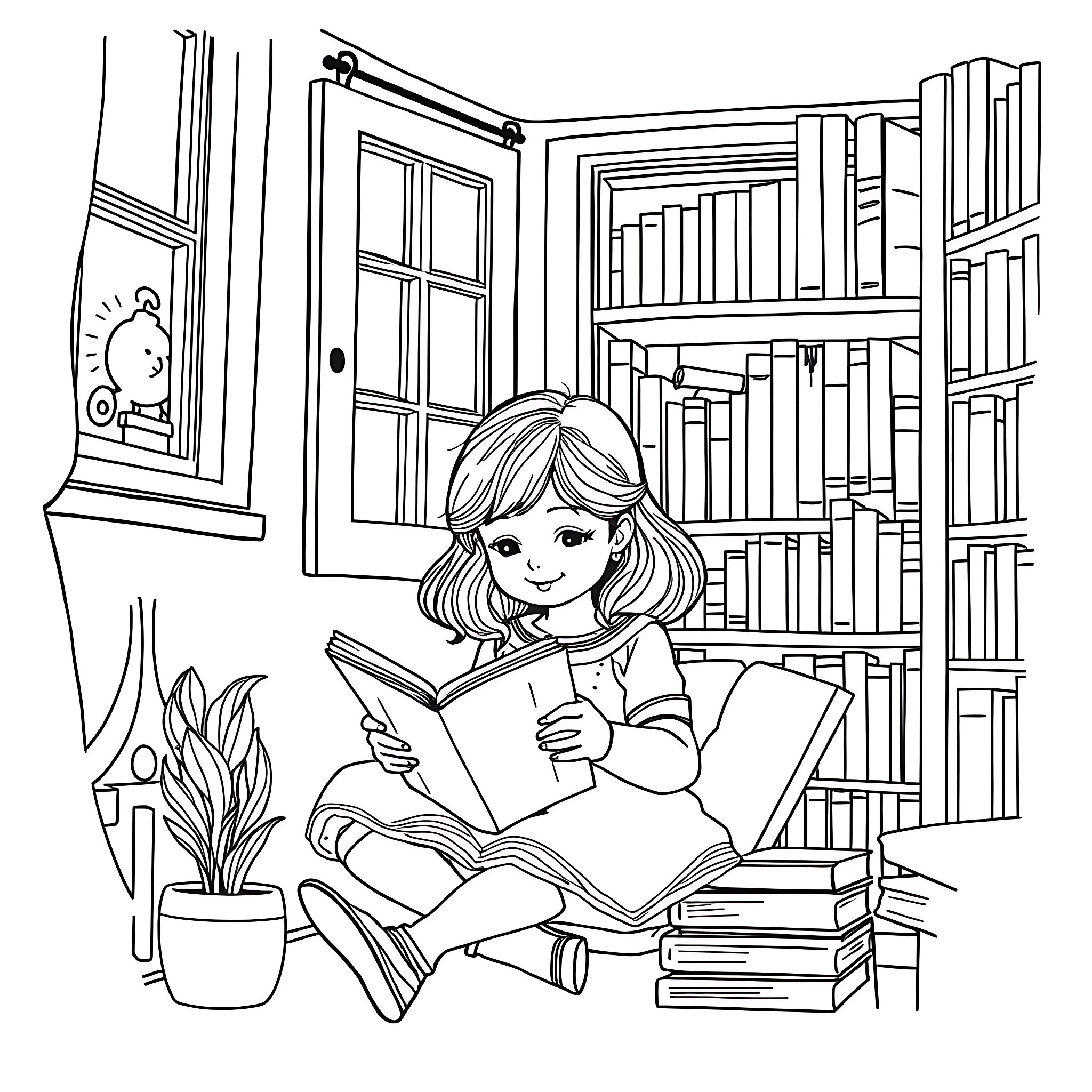 243 Best Girl Coloring Pages (Free Printable PDFs)