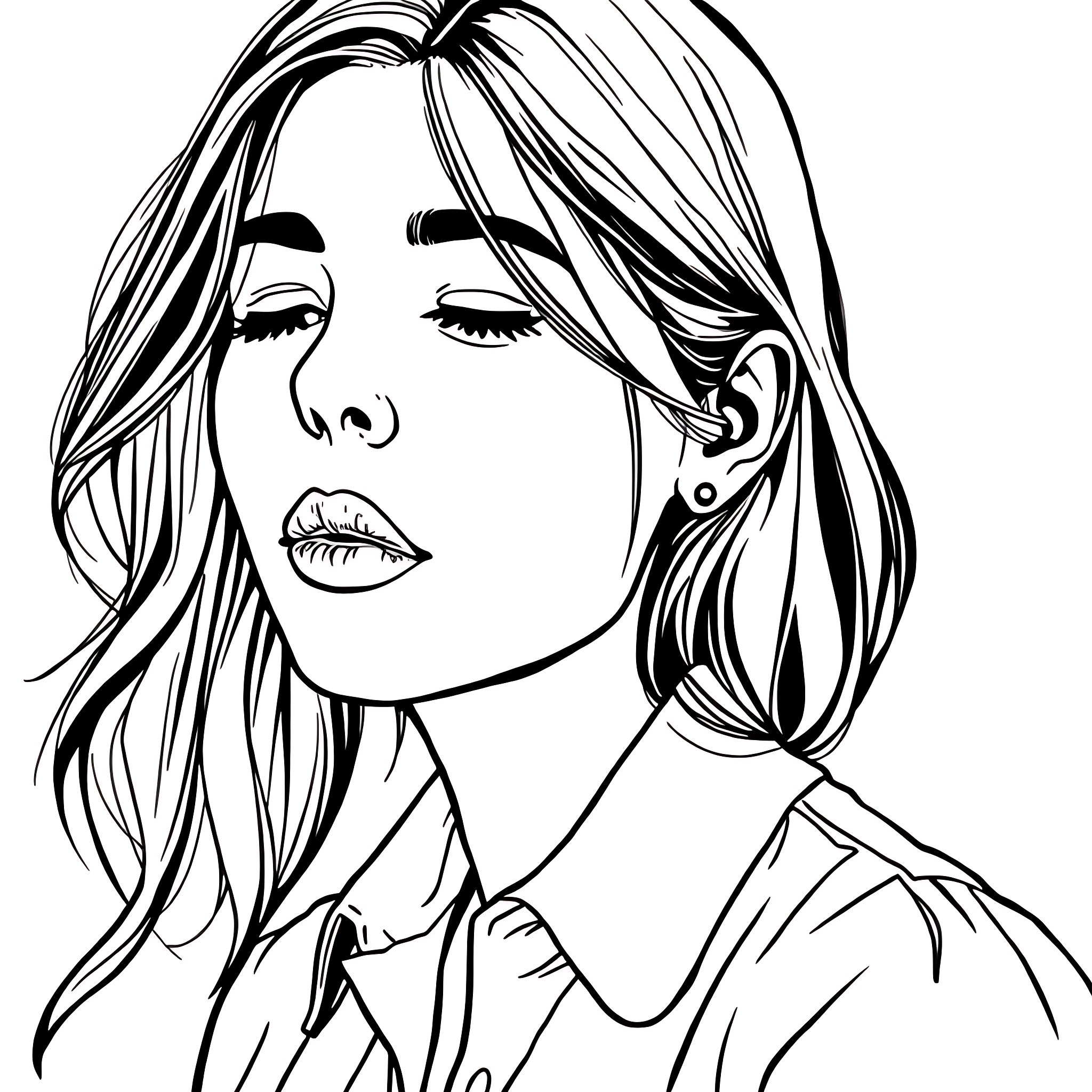 213 Best Woman Coloring Pages (Free Printable PDFs)