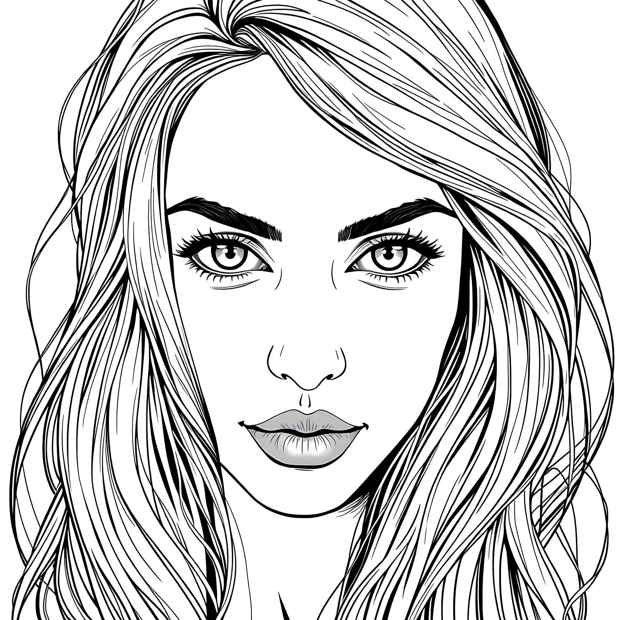 213 Best Woman Coloring Pages (Free Printable PDFs)