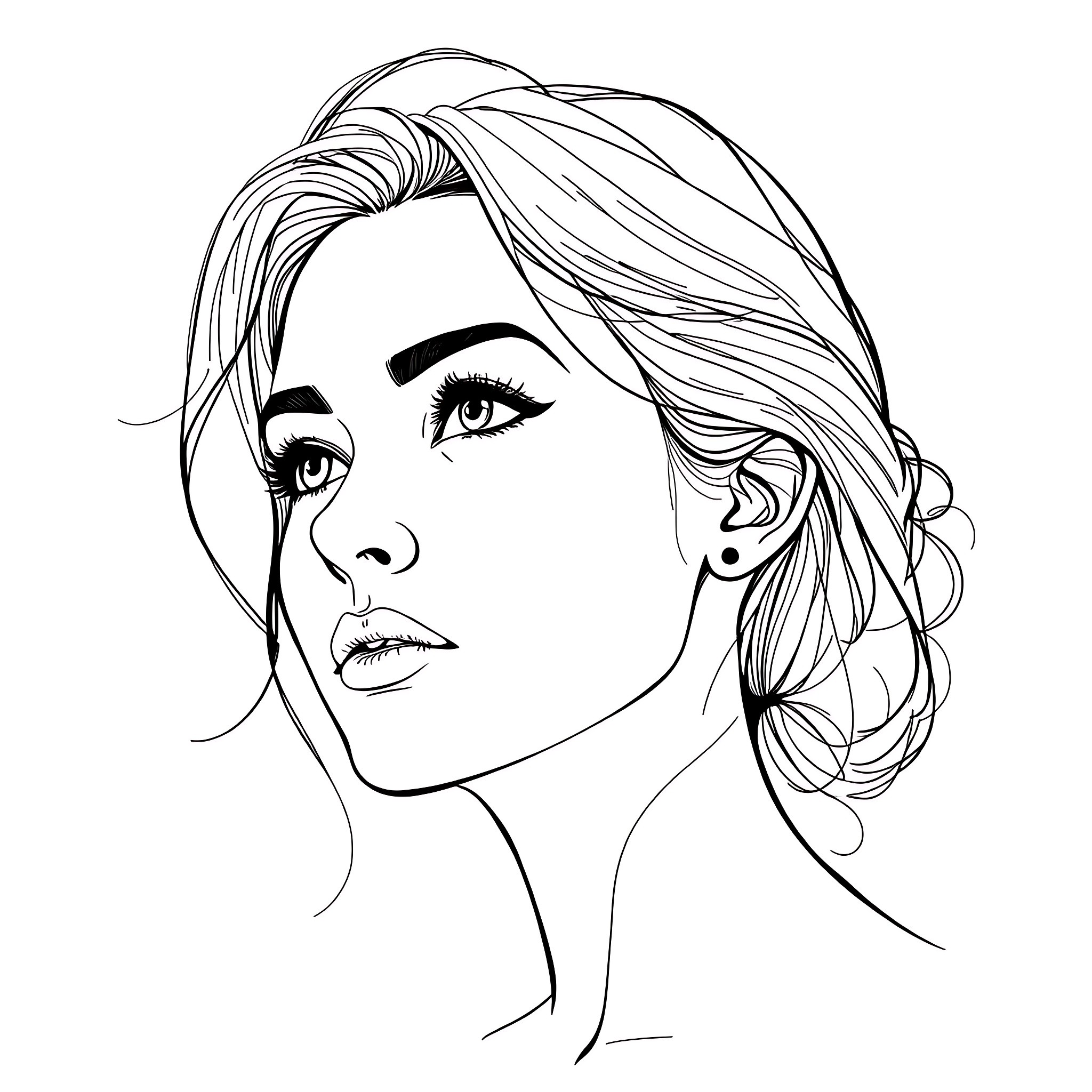 213 Best Woman Coloring Pages (Free Printable PDFs)