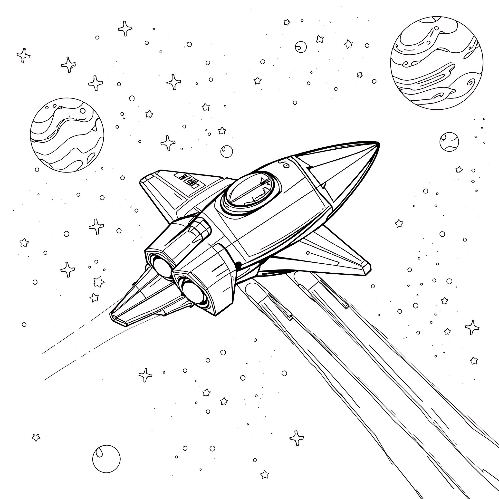 6 Best Spacecraft Coloring Pages (Free Printable PDFs)