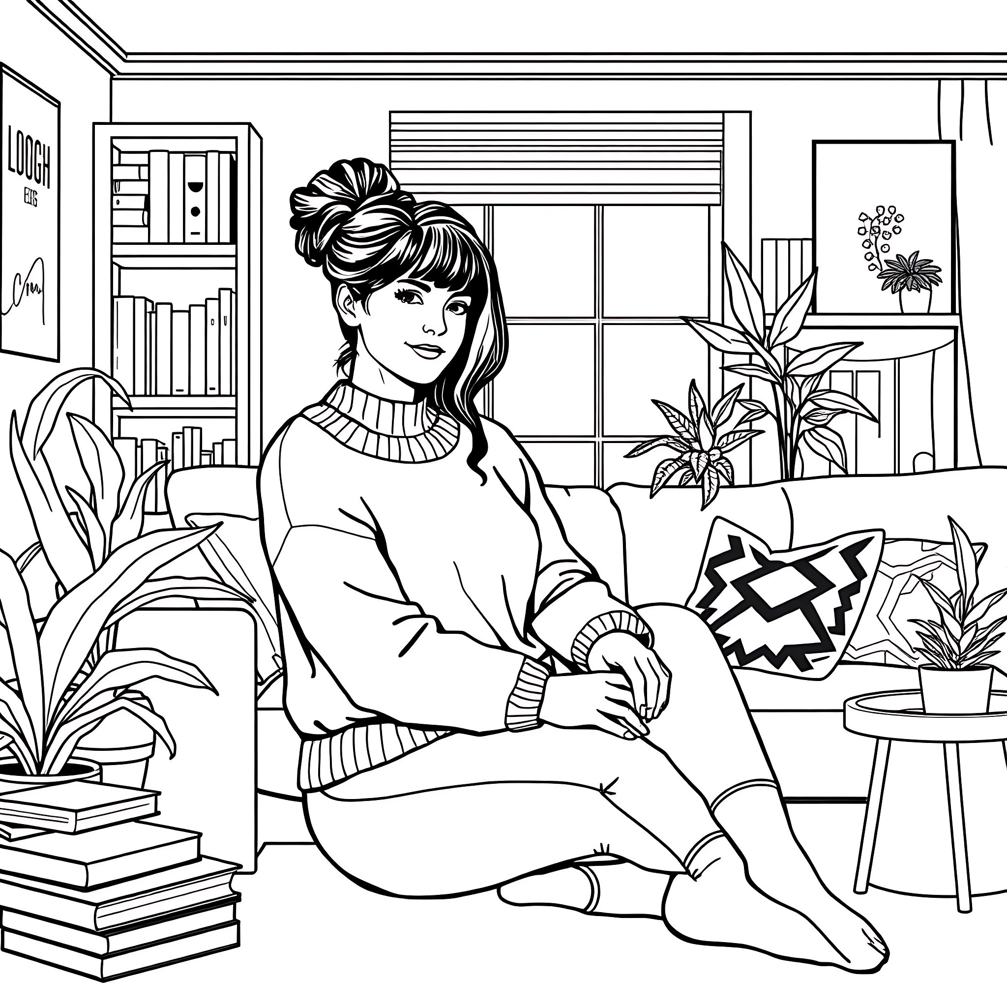 199 Best Woman Coloring Pages (Free Printable PDFs)