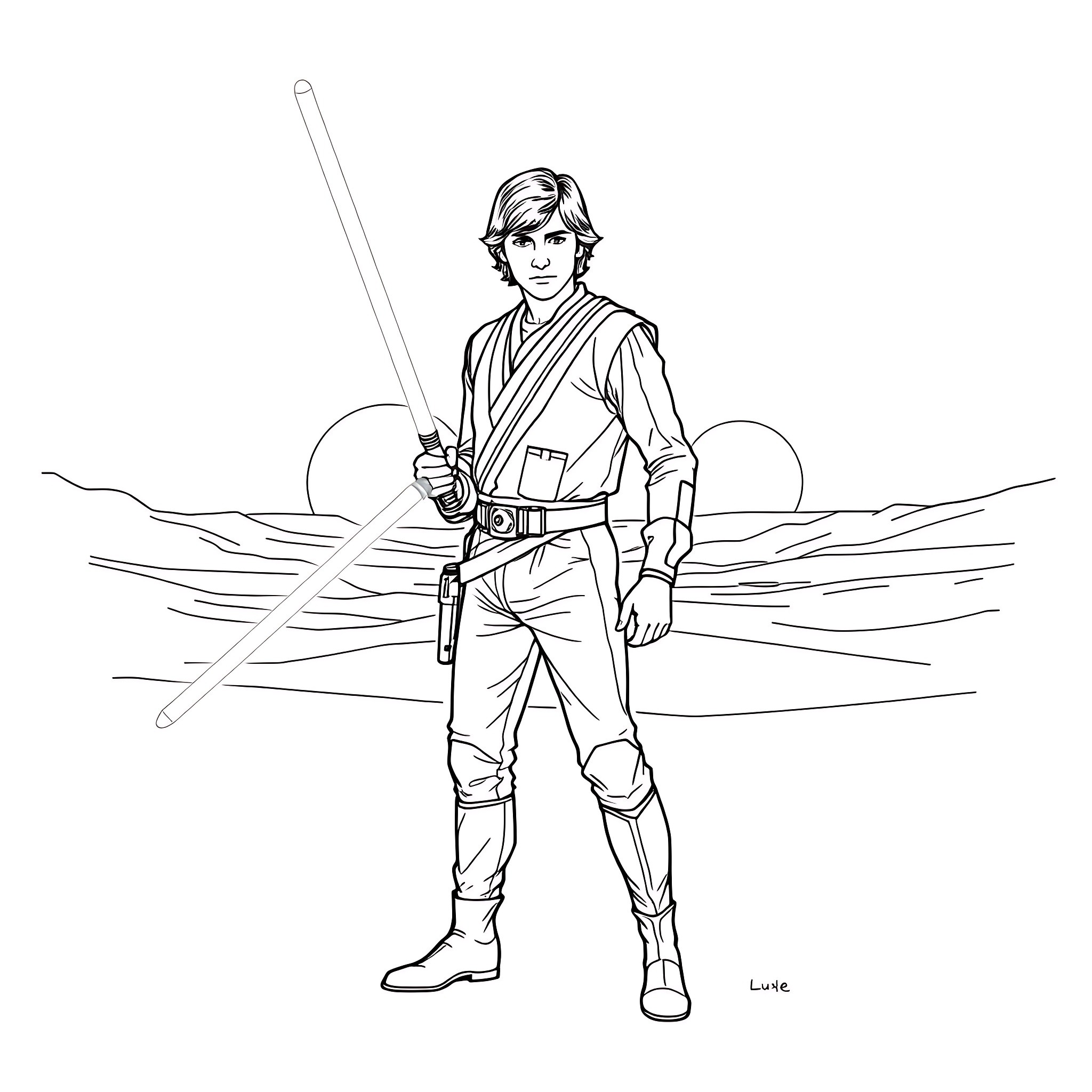 Best Luke Coloring Pages (Free Printable PDF)