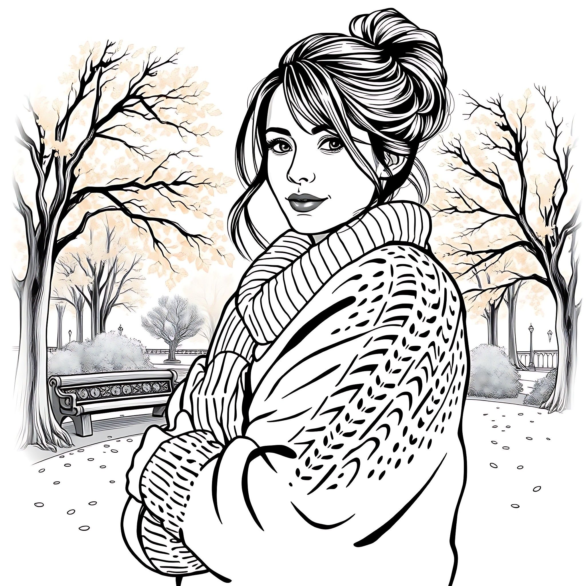 213 Best Woman Coloring Pages (Free Printable PDFs)