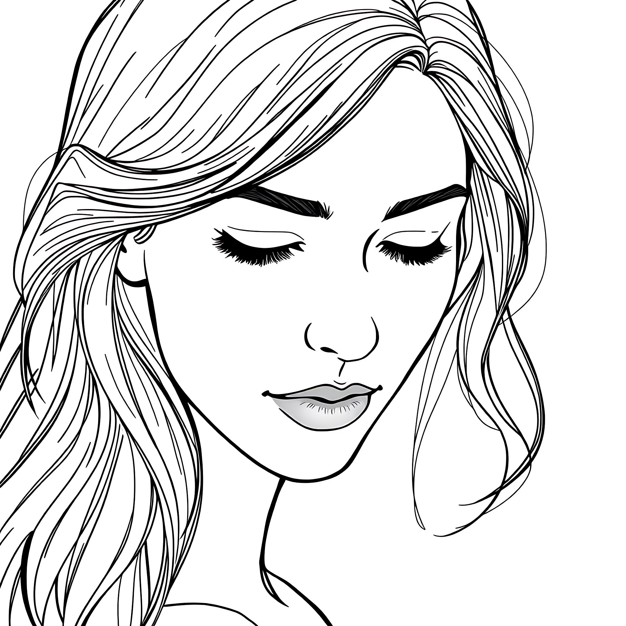 213 Best Woman Coloring Pages (Free Printable PDFs)