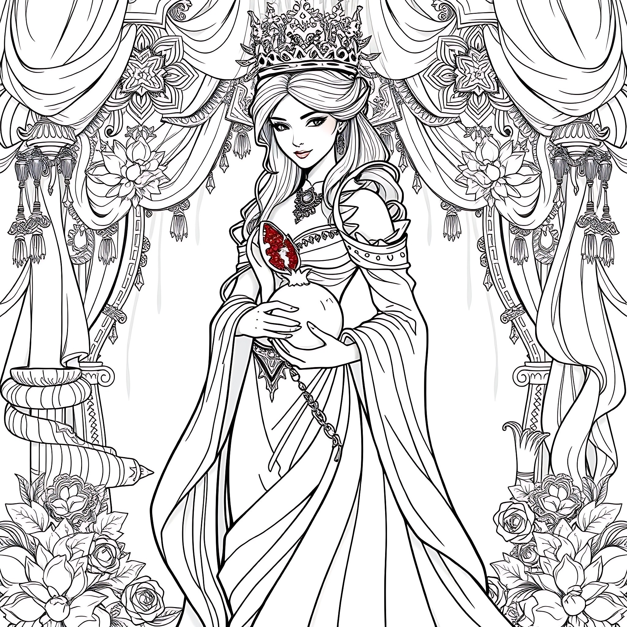 39 Best Princess Coloring Pages (Free Printable PDFs)