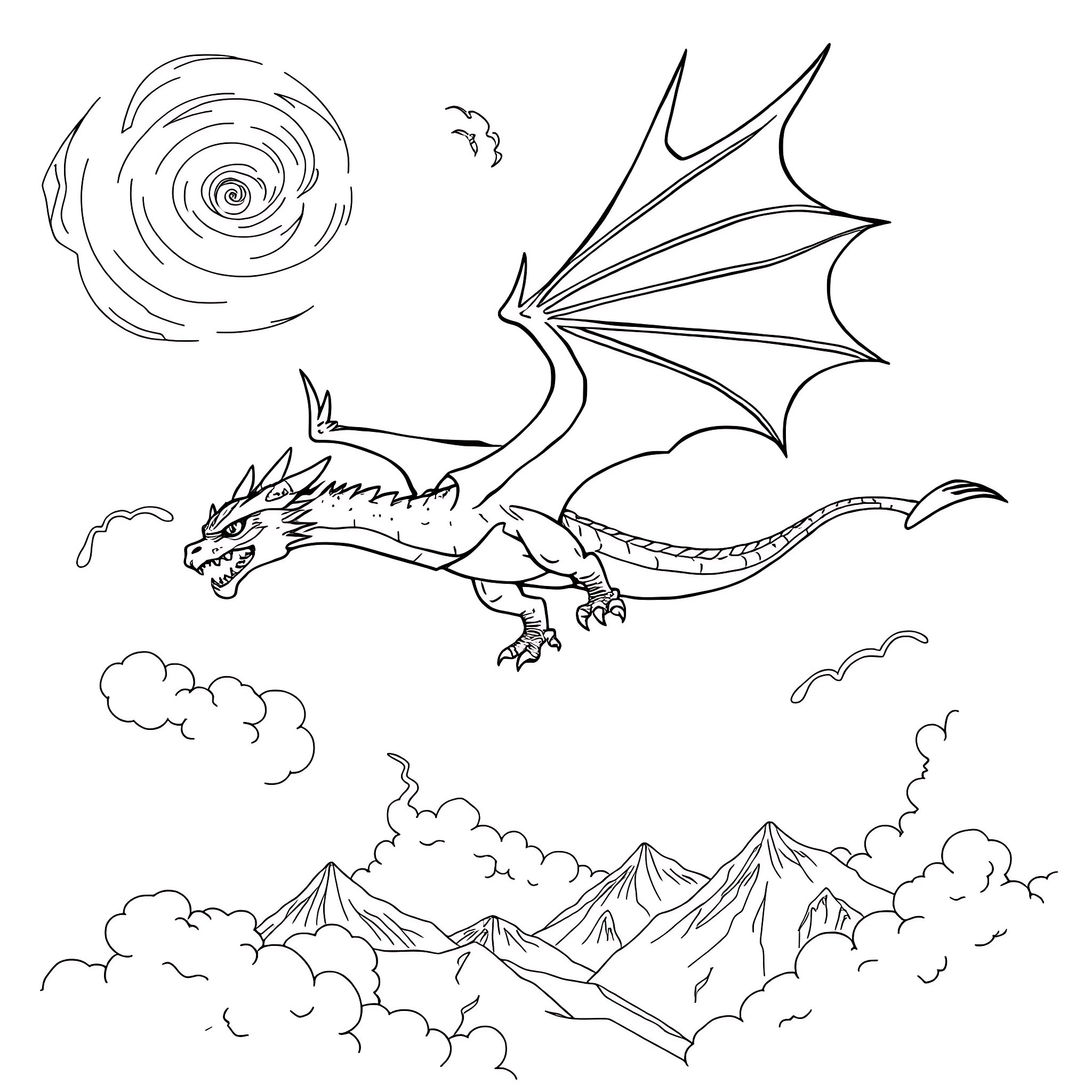 36 Best Dragon Coloring Pages (Free Printable PDFs)
