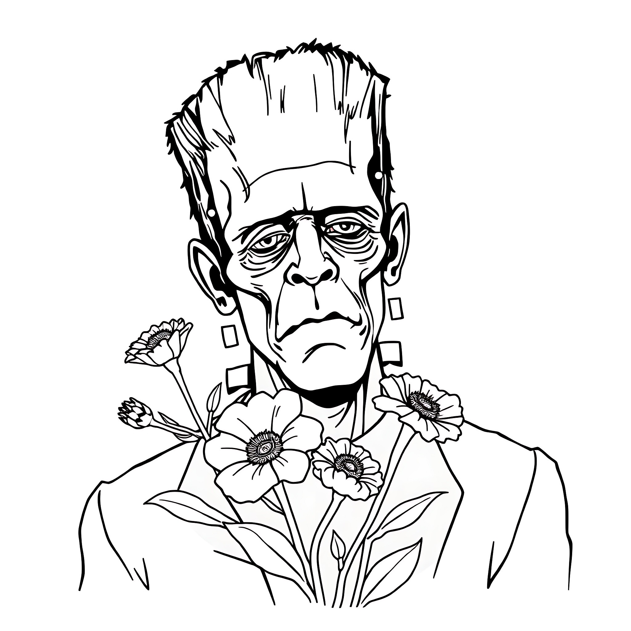 21 Best Frankenstein's Monster Coloring Pages (Free Printable PDFs)