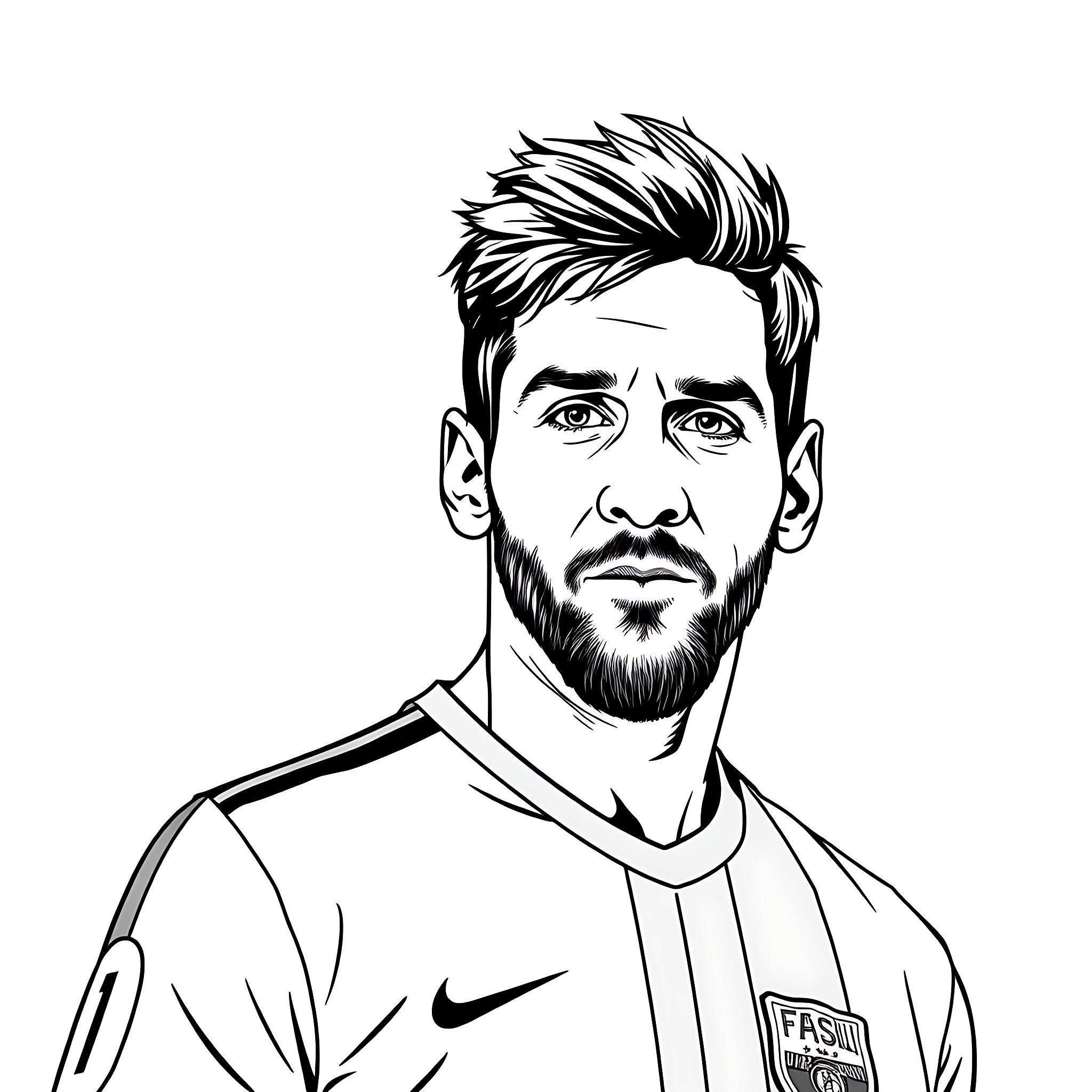 Best Lionel Messi Coloring Pages (Free Printable PDF)