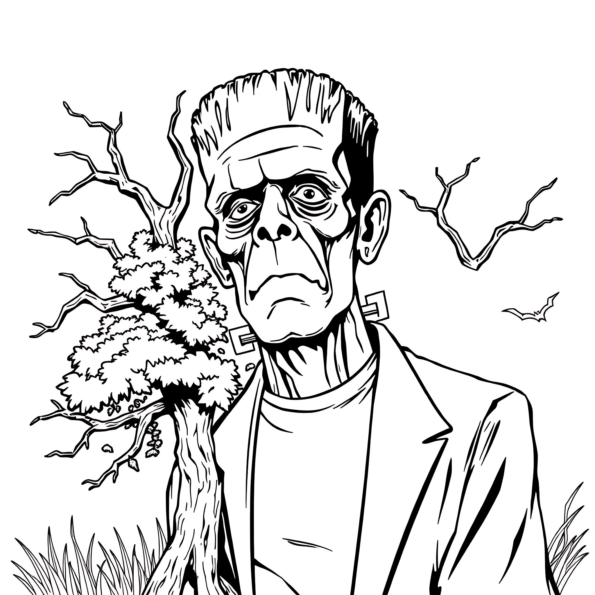 21 Best Frankenstein's Monster Coloring Pages (Free Printable PDFs)