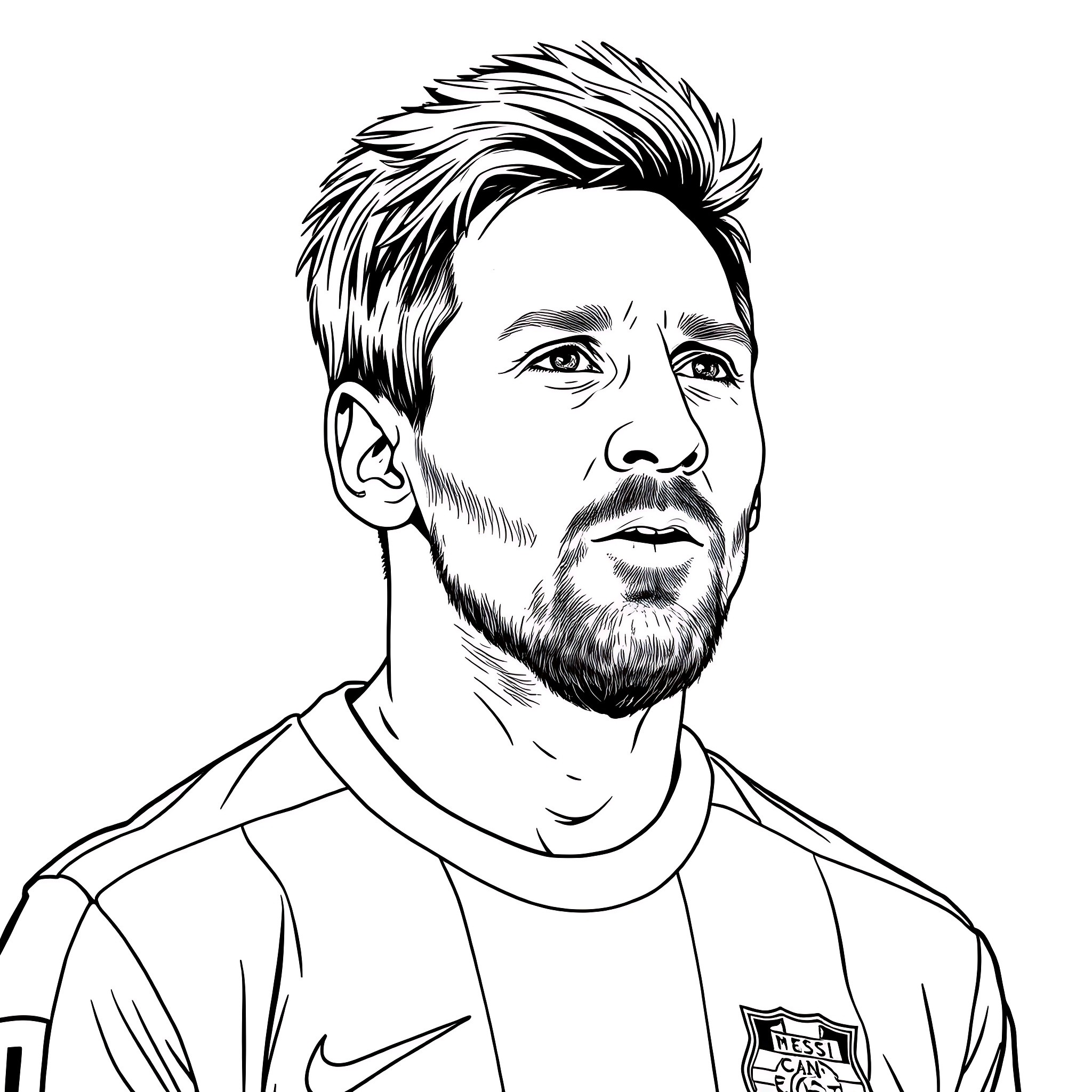 Best Lionel Messi Coloring Pages (Free Printable PDF)