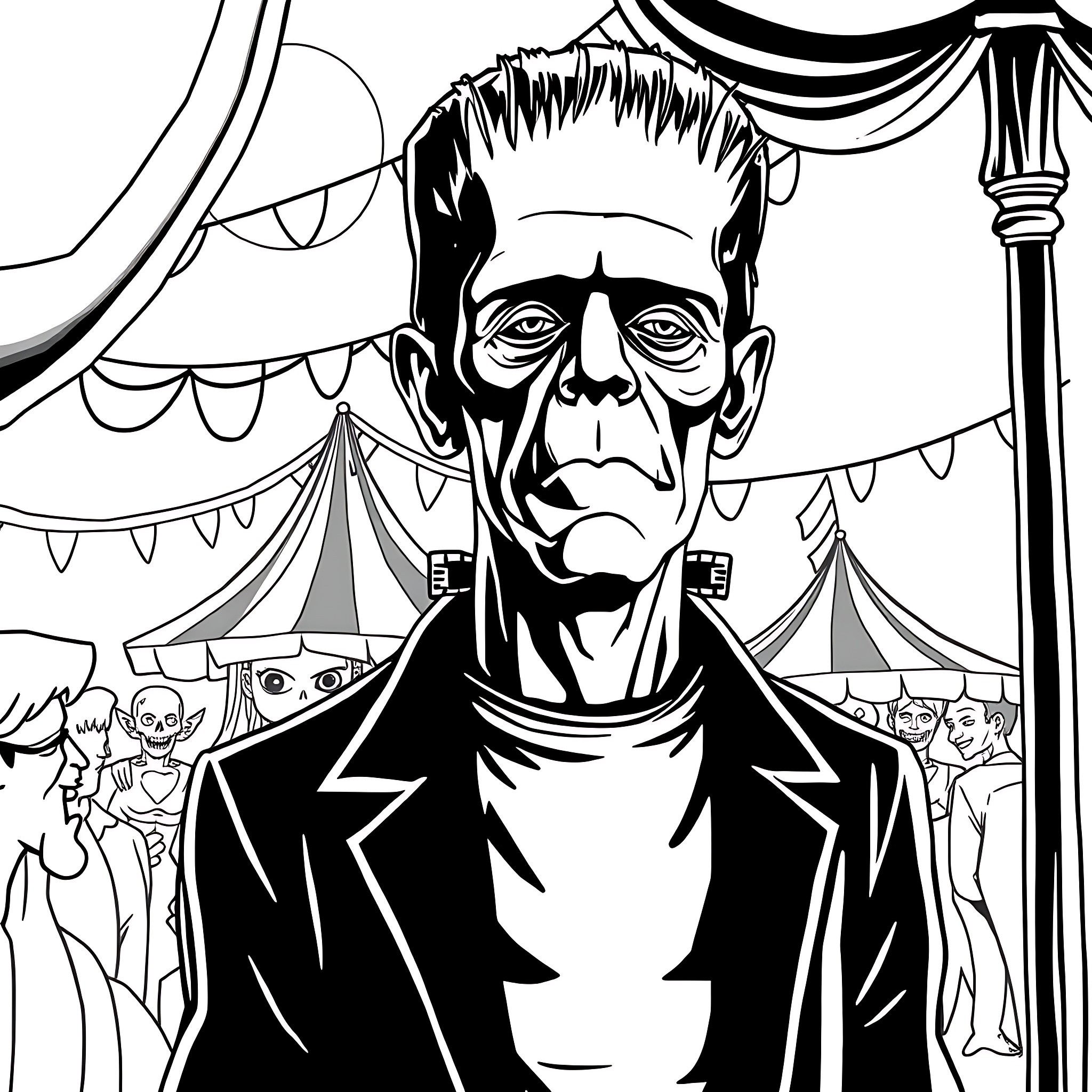 21 Best Frankenstein's Monster Coloring Pages (Free Printable PDFs)