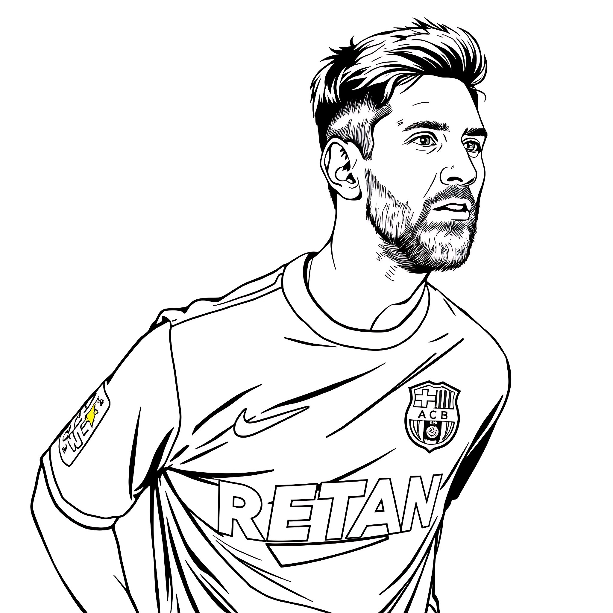 Best Lionel Messi Coloring Pages (Free Printable PDF)