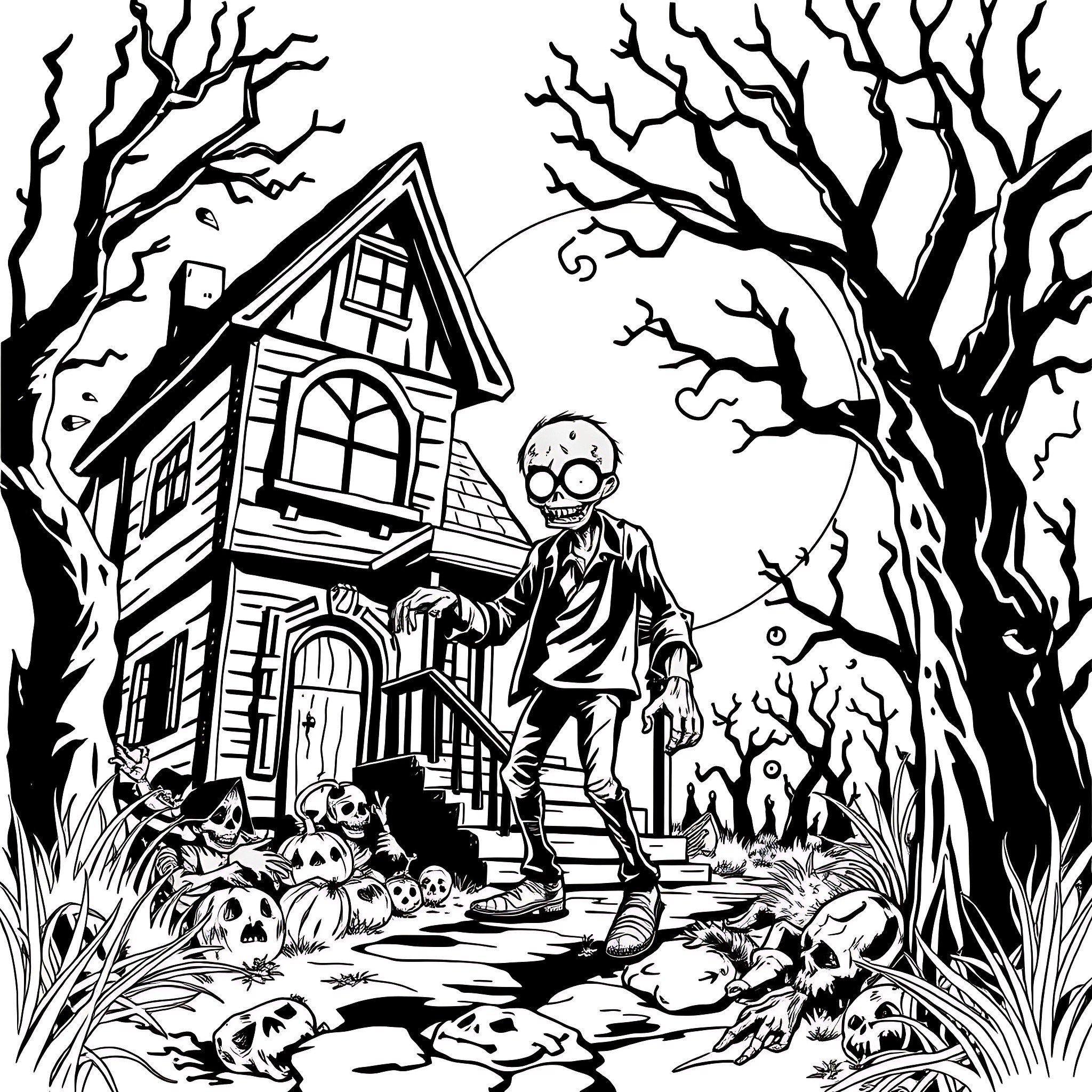 175 Best Zombie Coloring Pages (Free Printable PDFs)