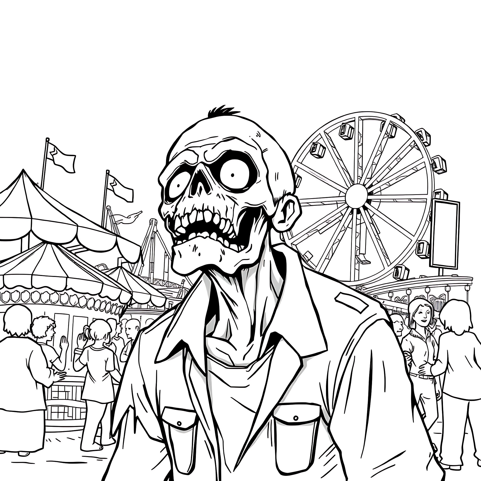 220 Best Zombie Coloring Pages (Free Printable PDFs)