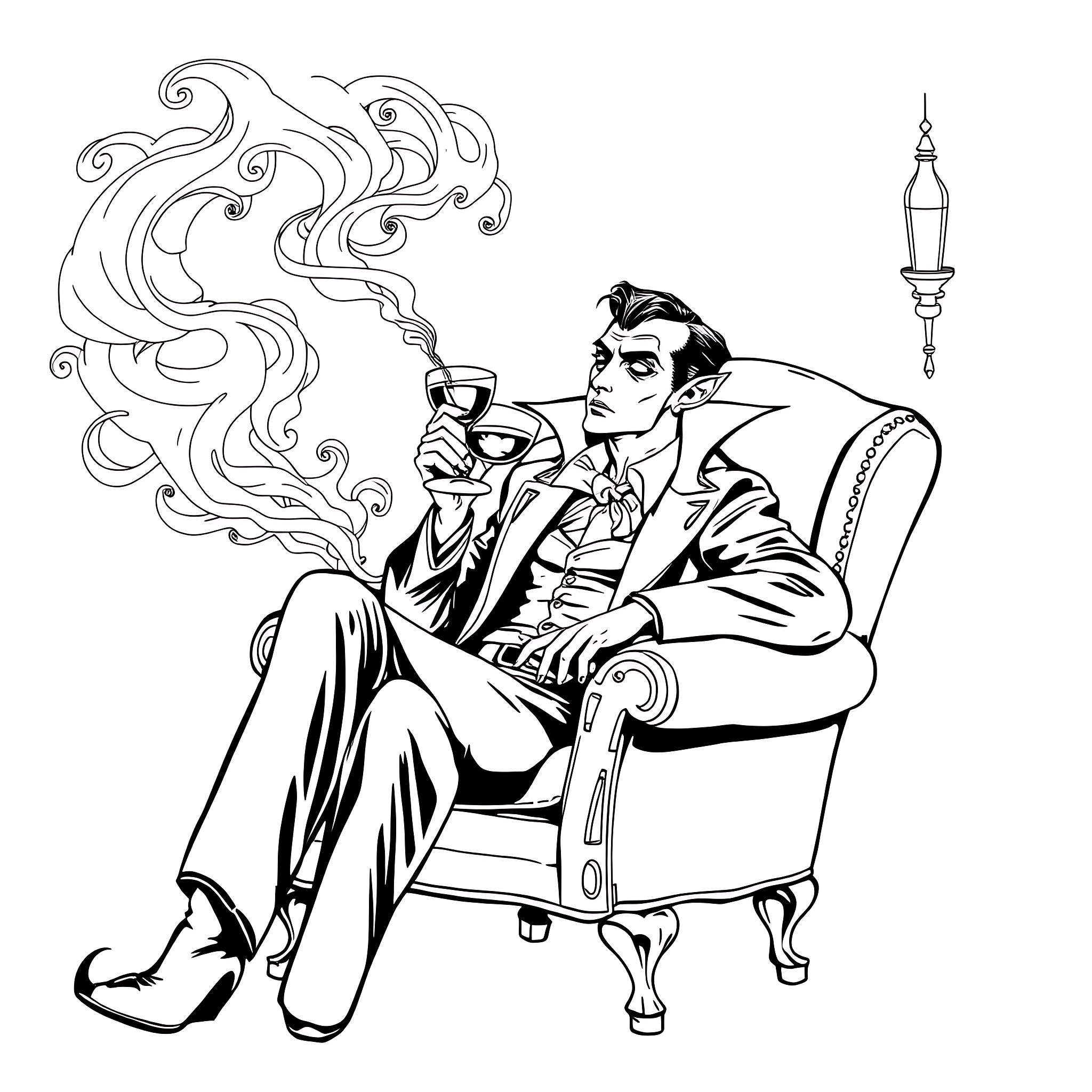 110 Best Vampire Coloring Pages (Free Printable PDFs)