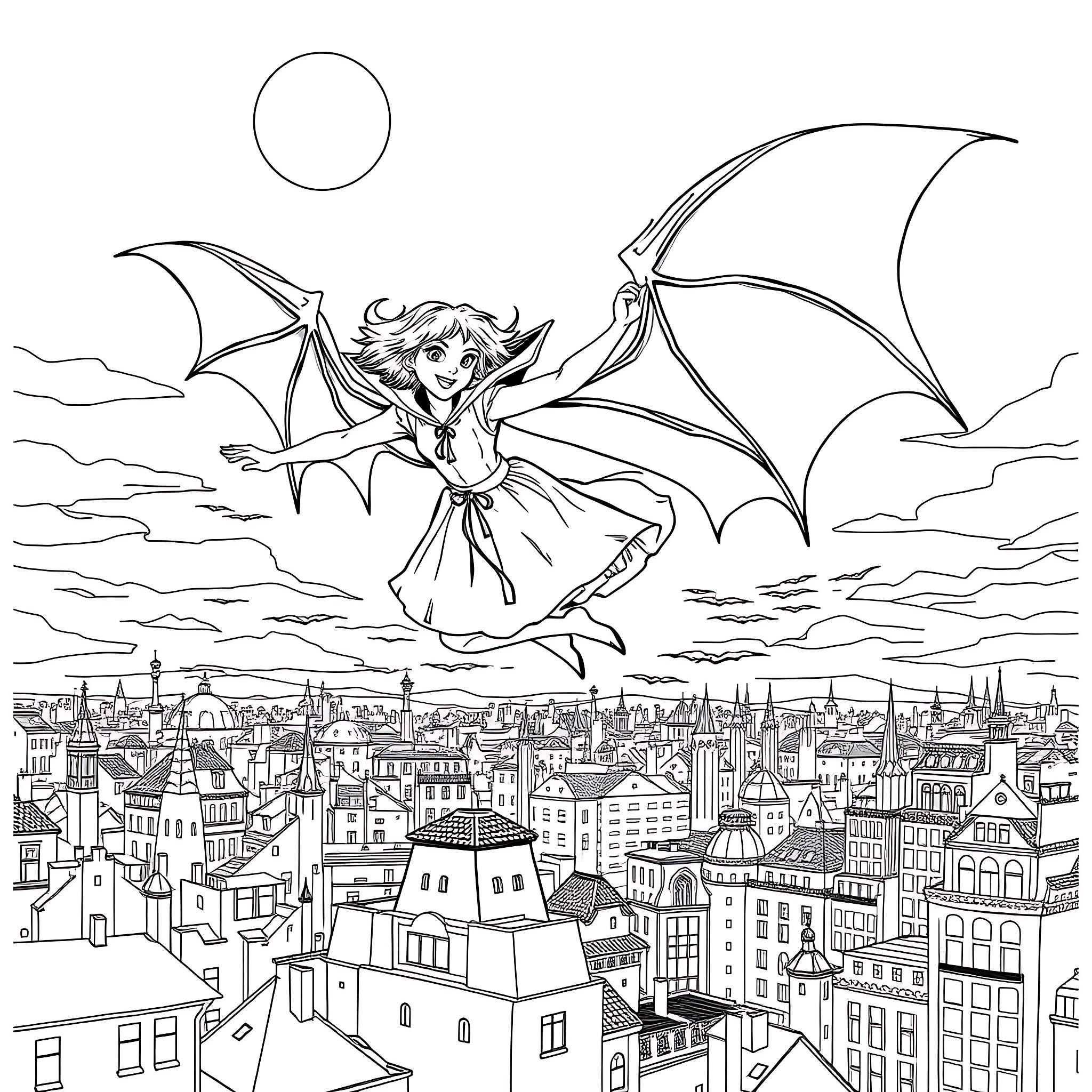 Best Vampire Coloring Pages (Free Printable PDF)