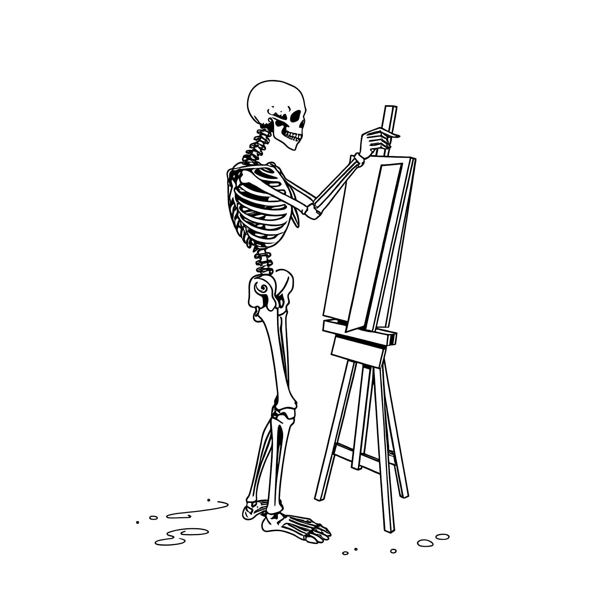 Best Skeleton Coloring Pages (Free Printable PDF)