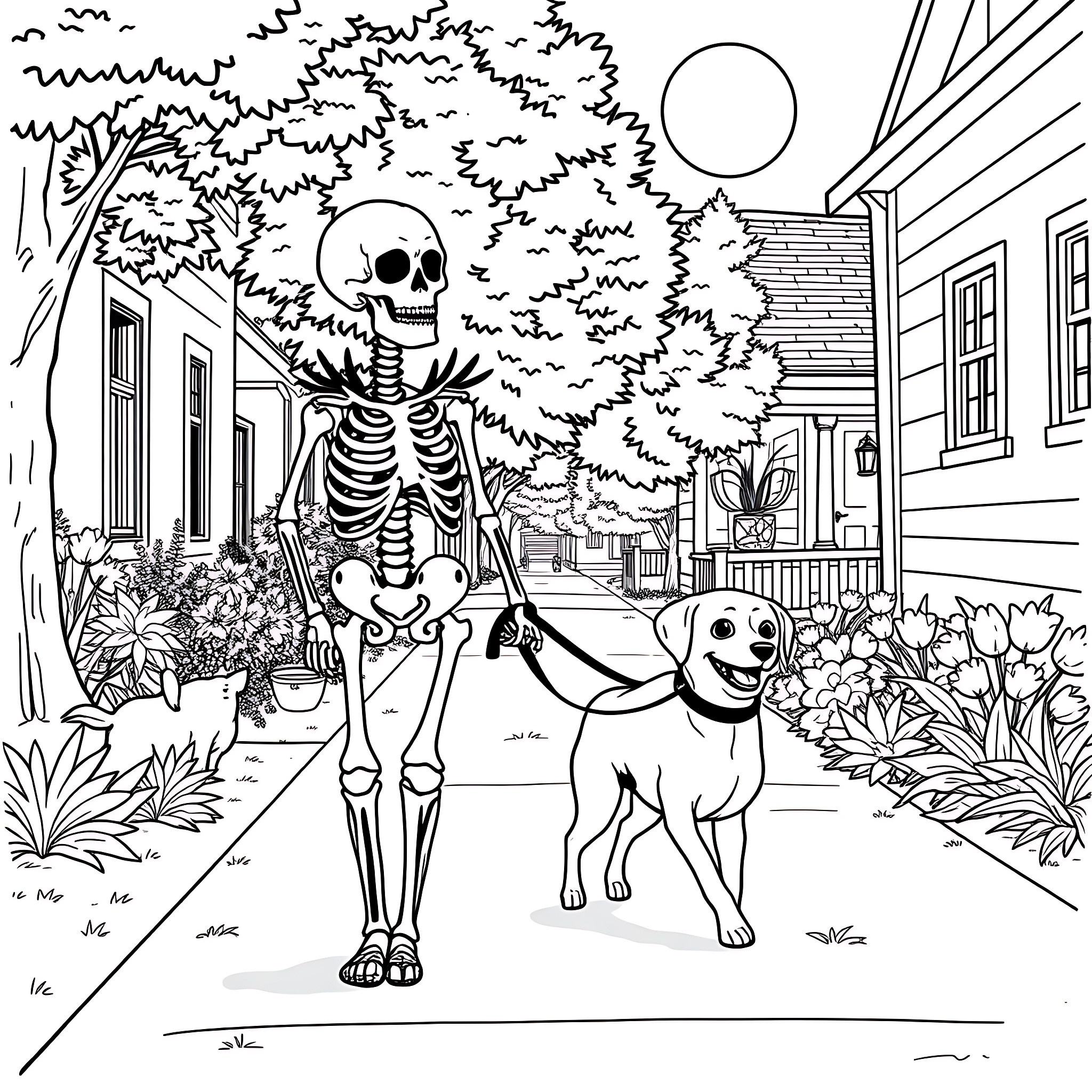 Best Skeleton Coloring Pages (Free Printable PDF)
