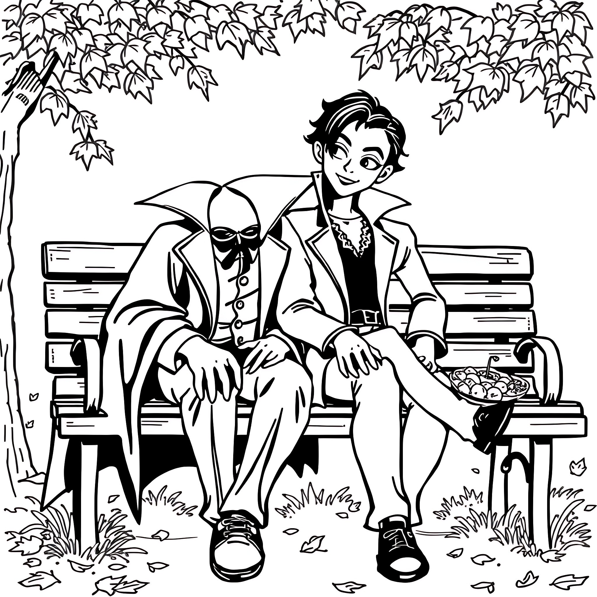 Best Vampire Coloring Pages (Free Printable PDF)