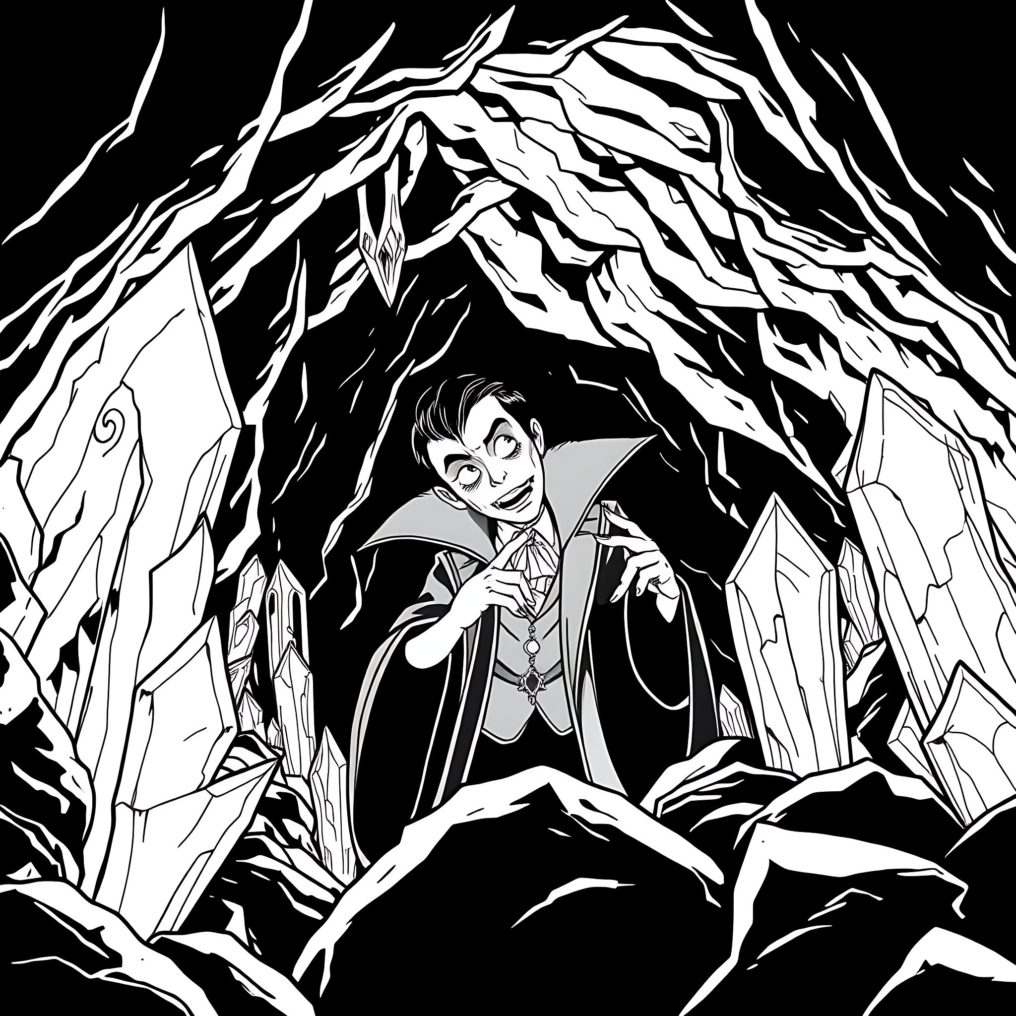 Best Vampire Coloring Pages (Free Printable PDF)