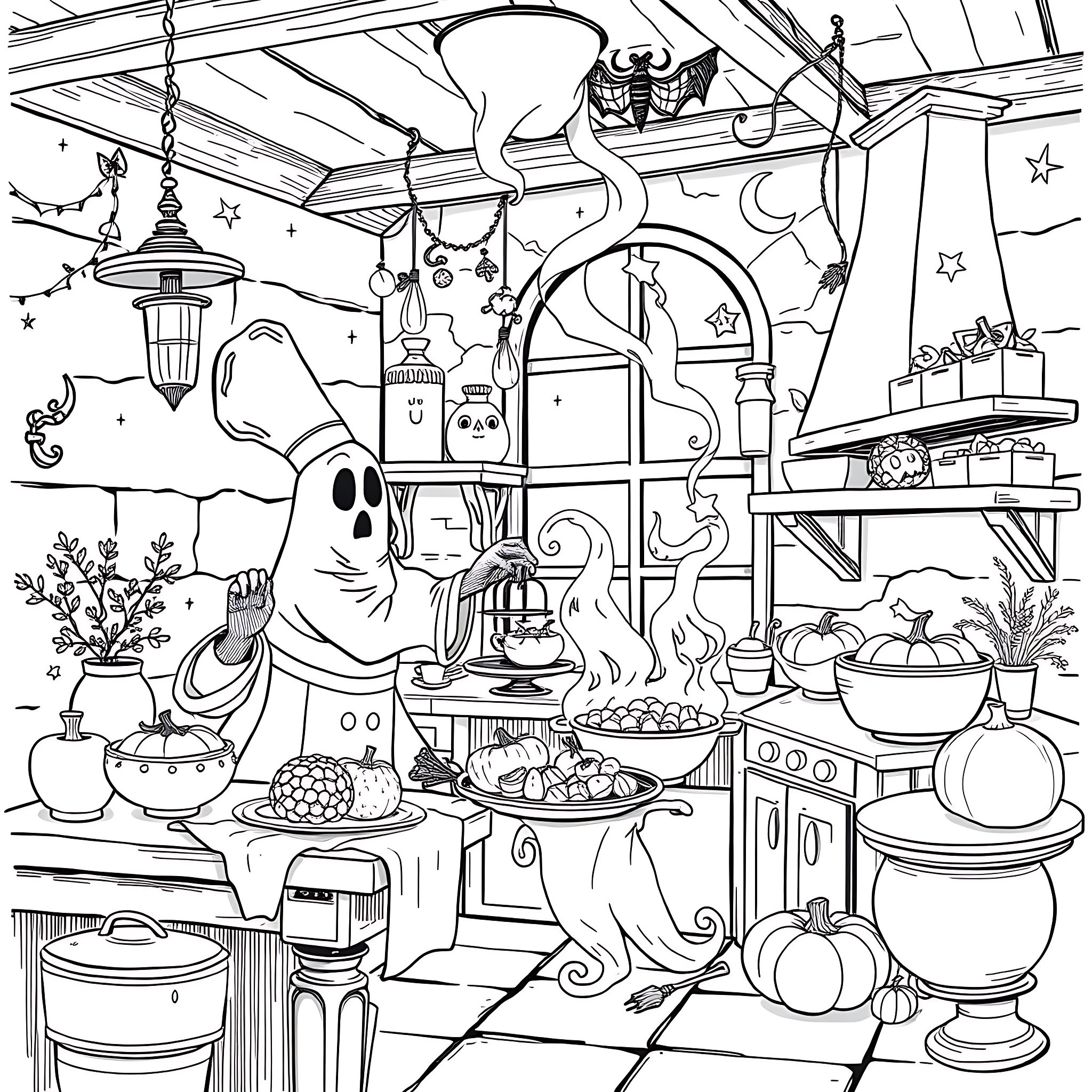 Best Haunted House Coloring Pages (Free Printable PDF)