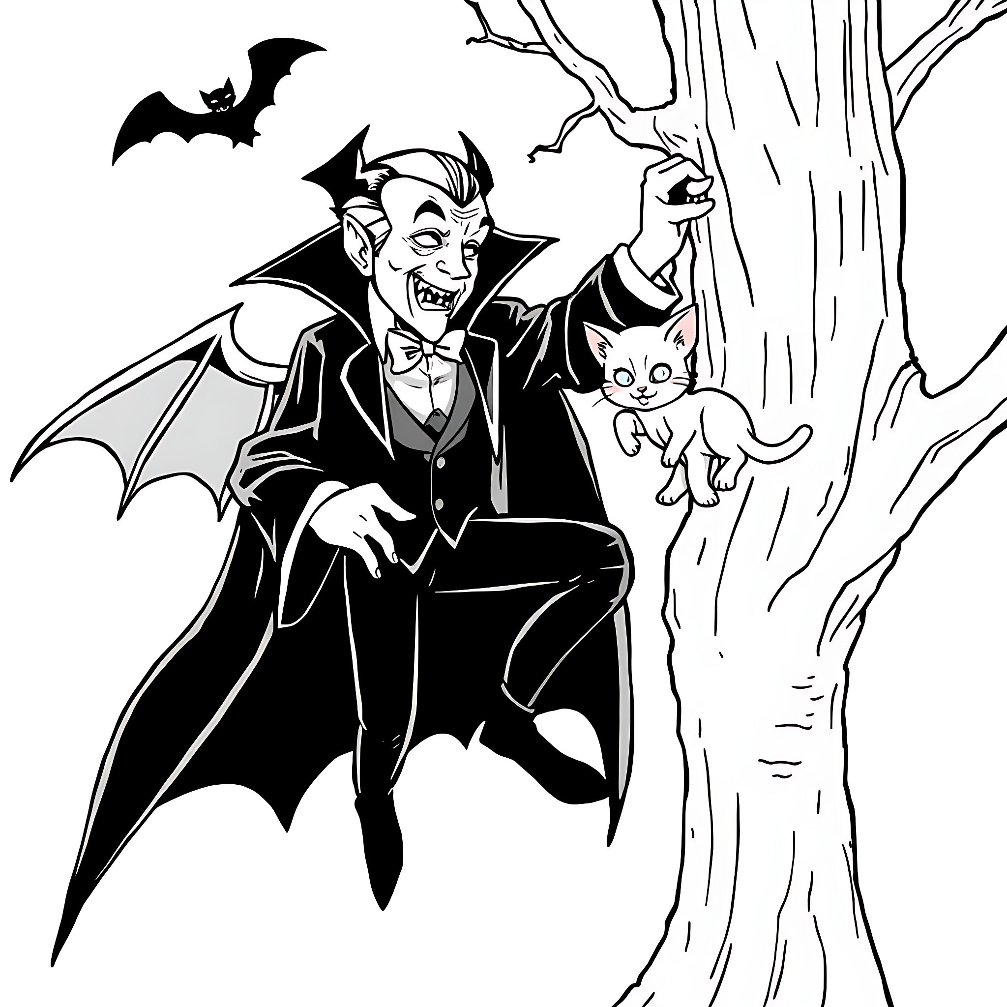 Best Vampire Coloring Pages (Free Printable PDF)