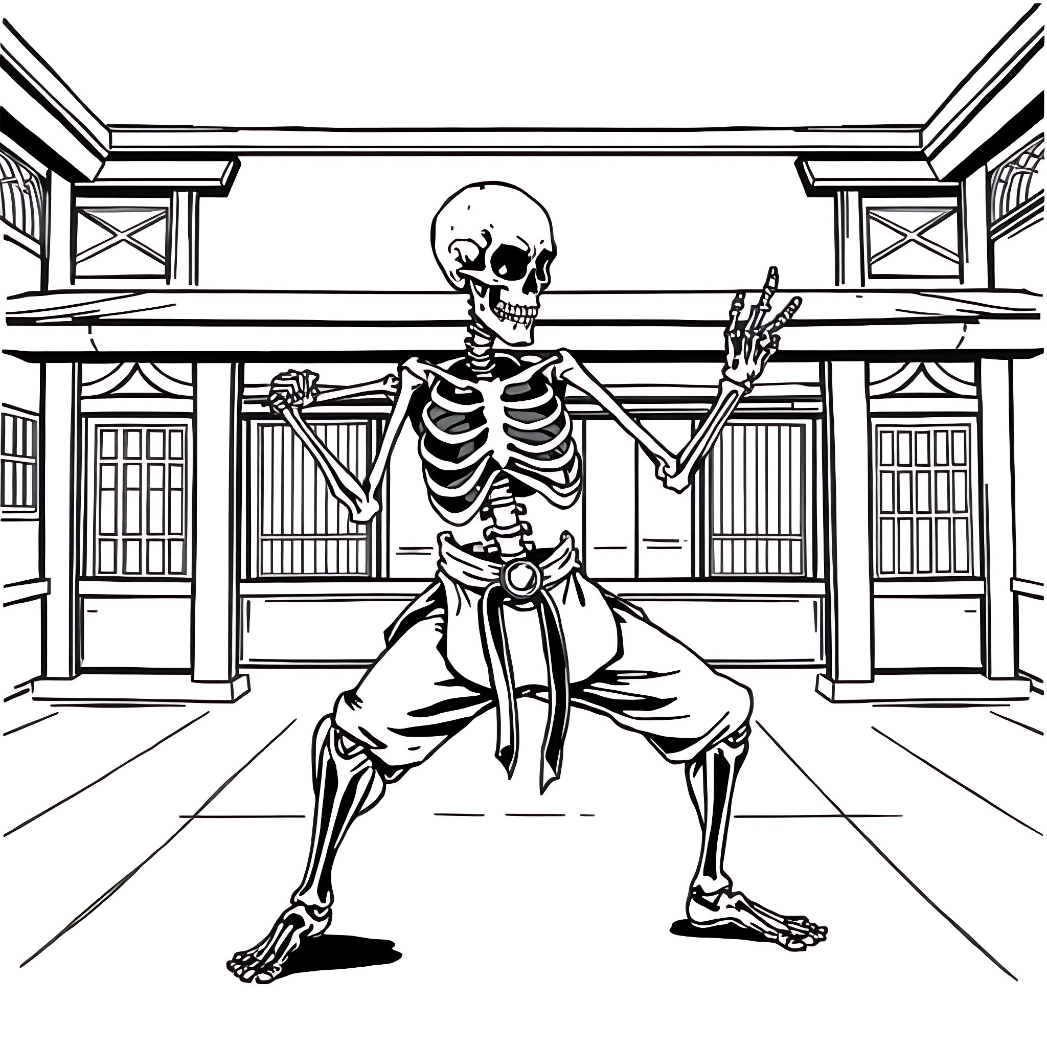 Best Skeleton Coloring Pages (Free Printable PDF)