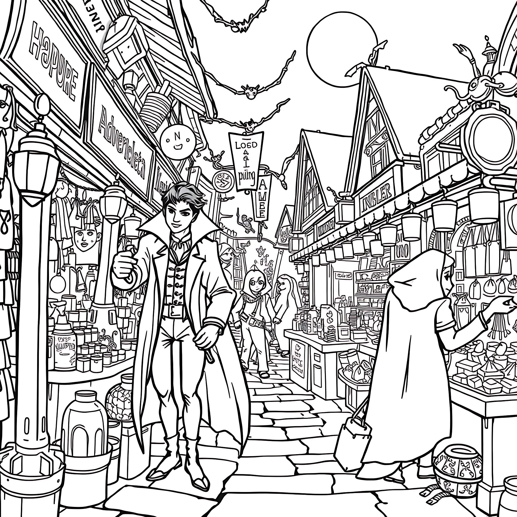 Best Vampire Coloring Pages (Free Printable PDF)