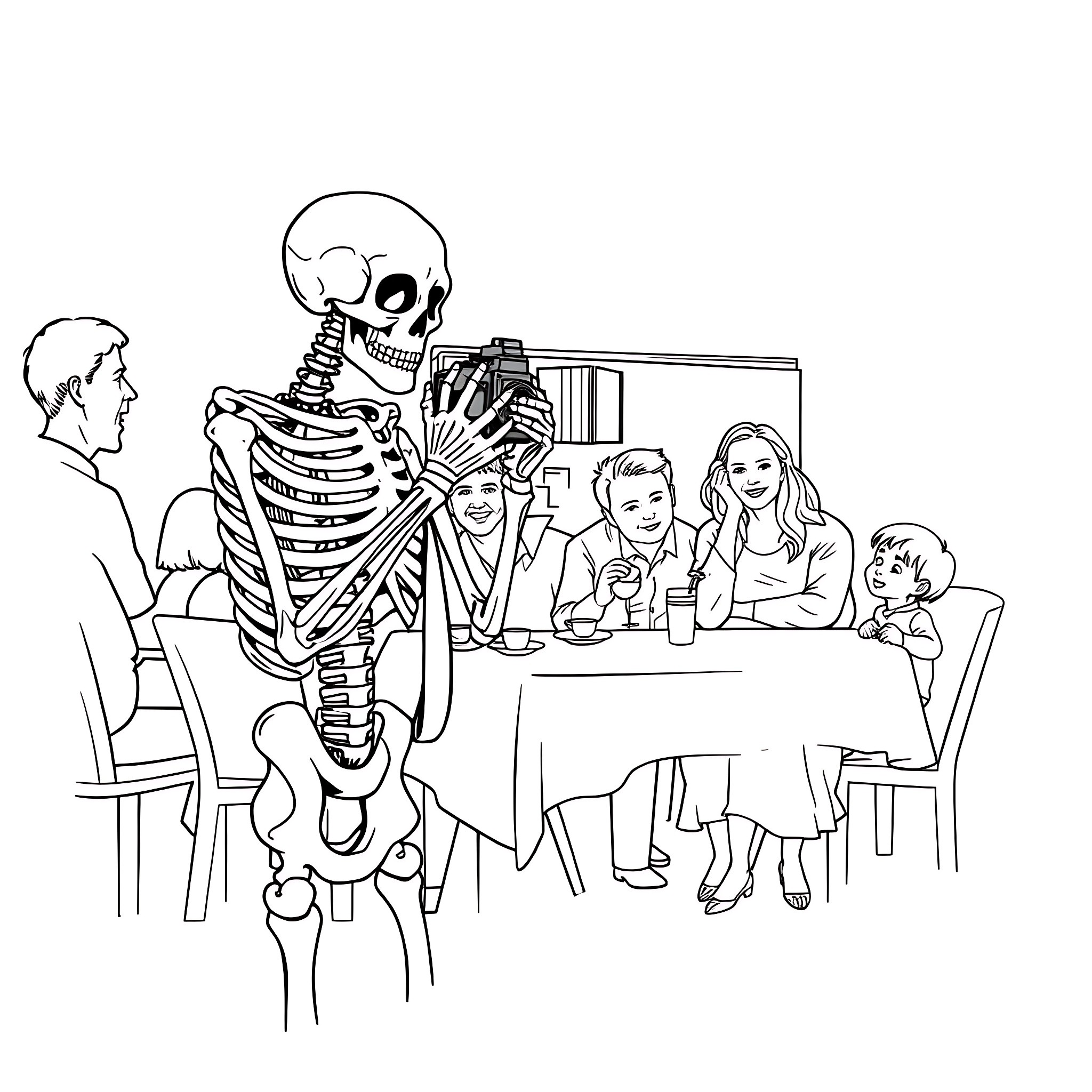 Best Skeleton Coloring Pages (Free Printable PDF)