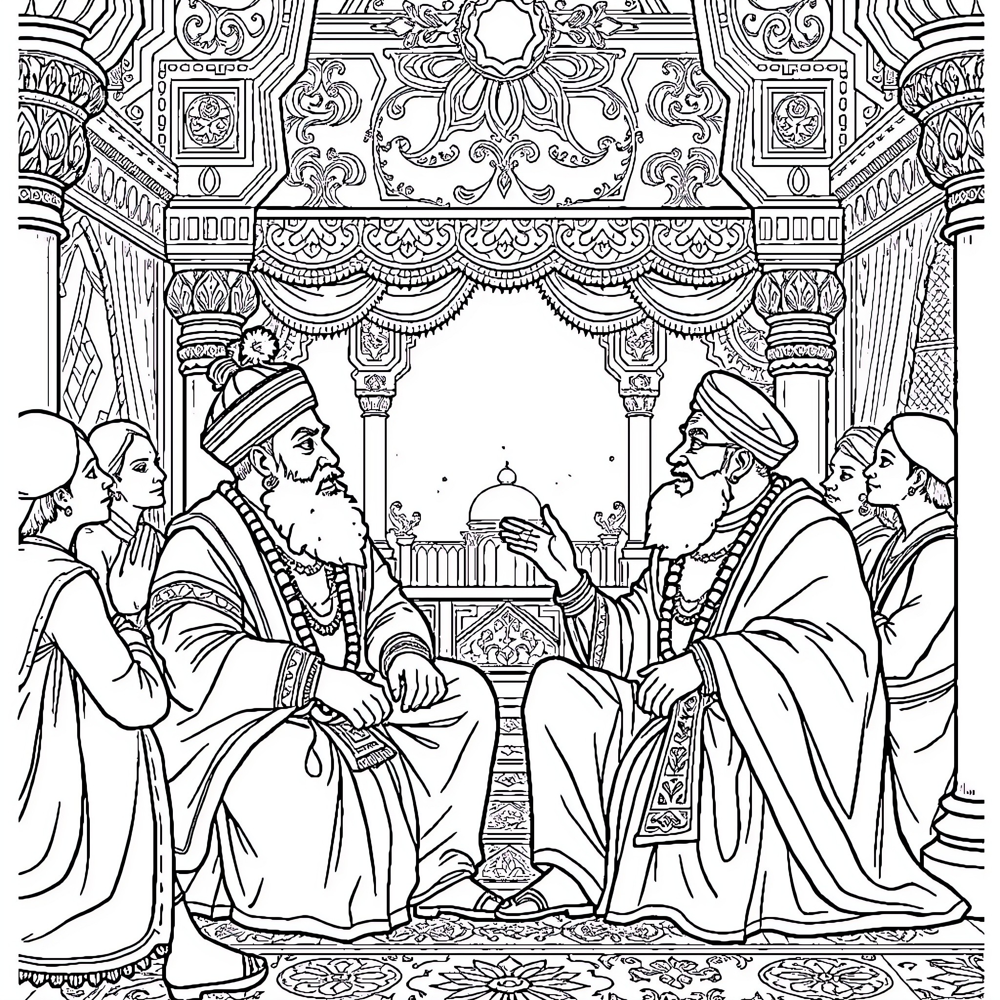 Best Akbar Coloring Pages (Free Printable PDF)