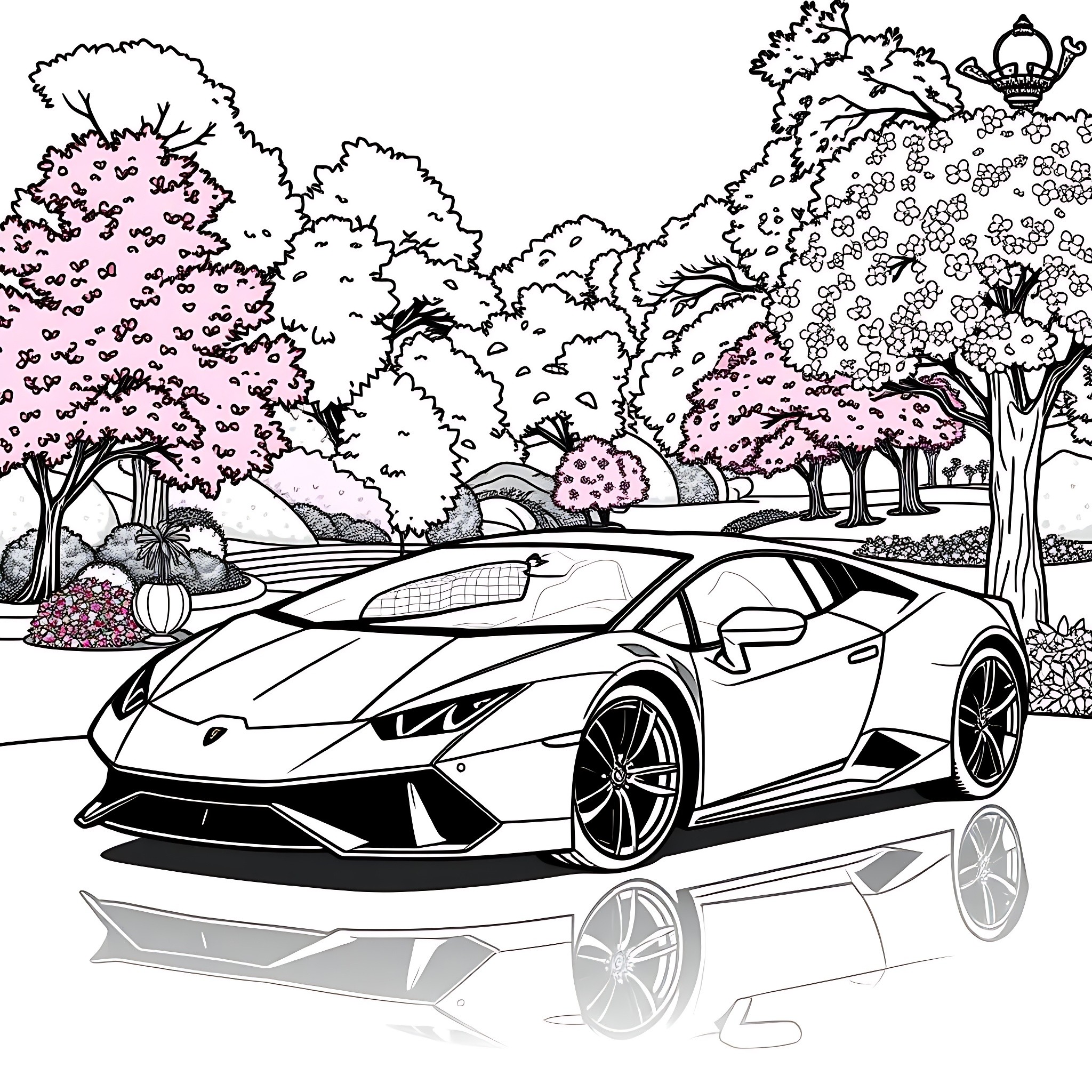 Best Lamborghini Coloring Pages (Free Printable PDF)