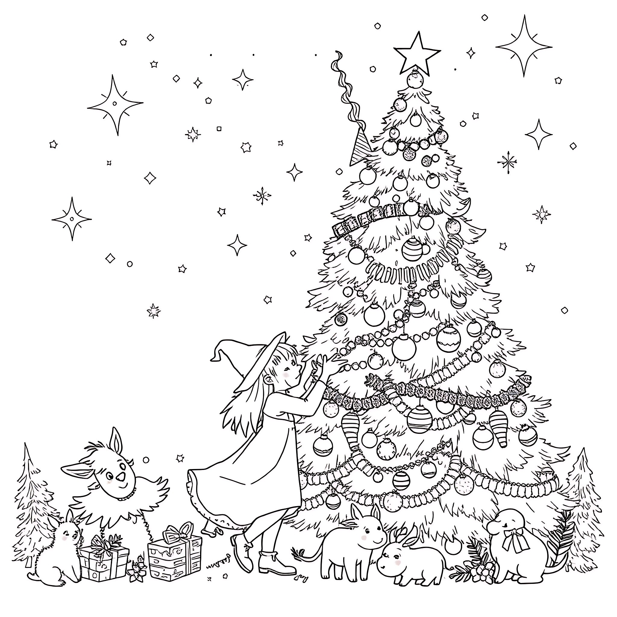 152 Best Witch Coloring Pages (Free Printable PDFs)