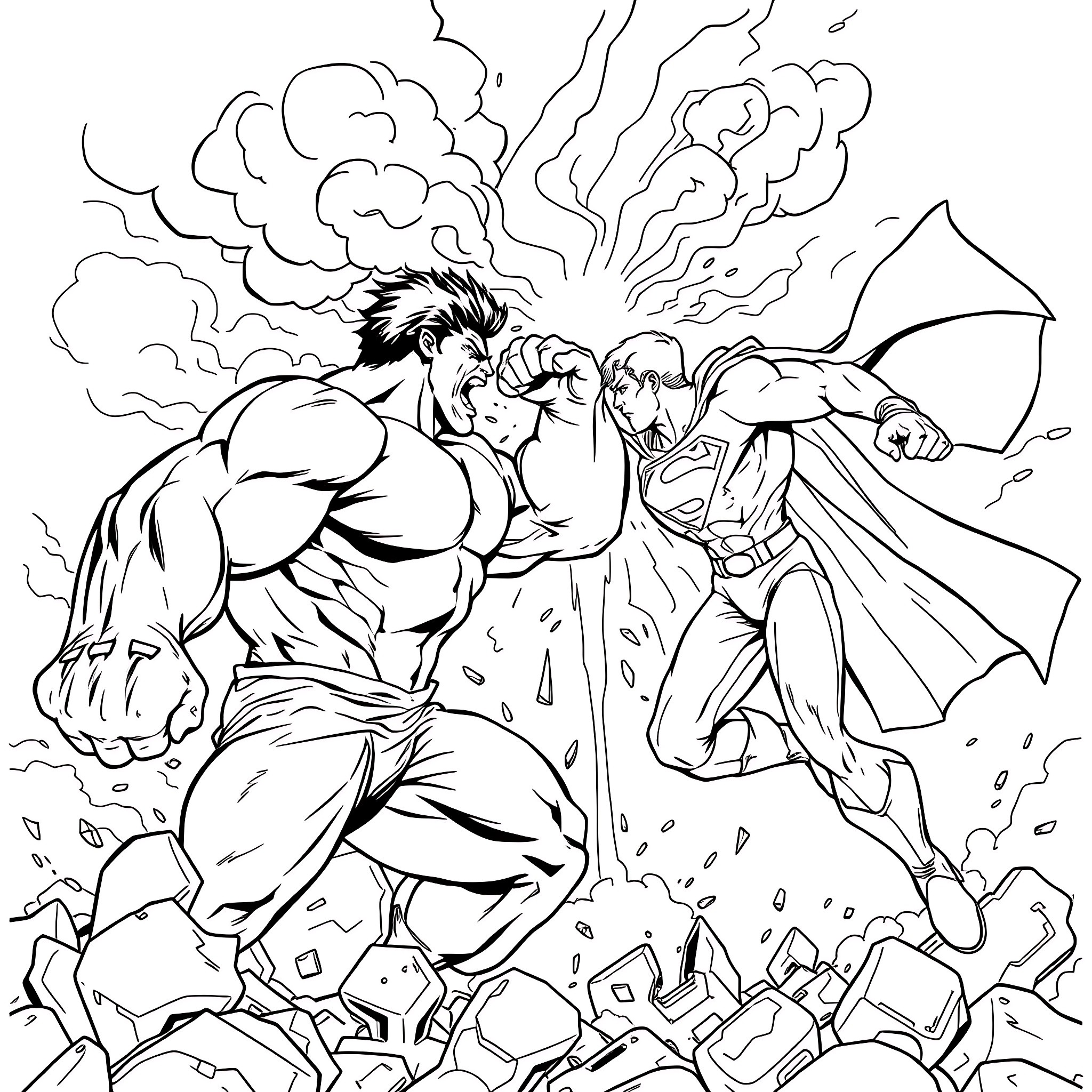 Best Hulk Coloring Pages (Free Printable PDF)