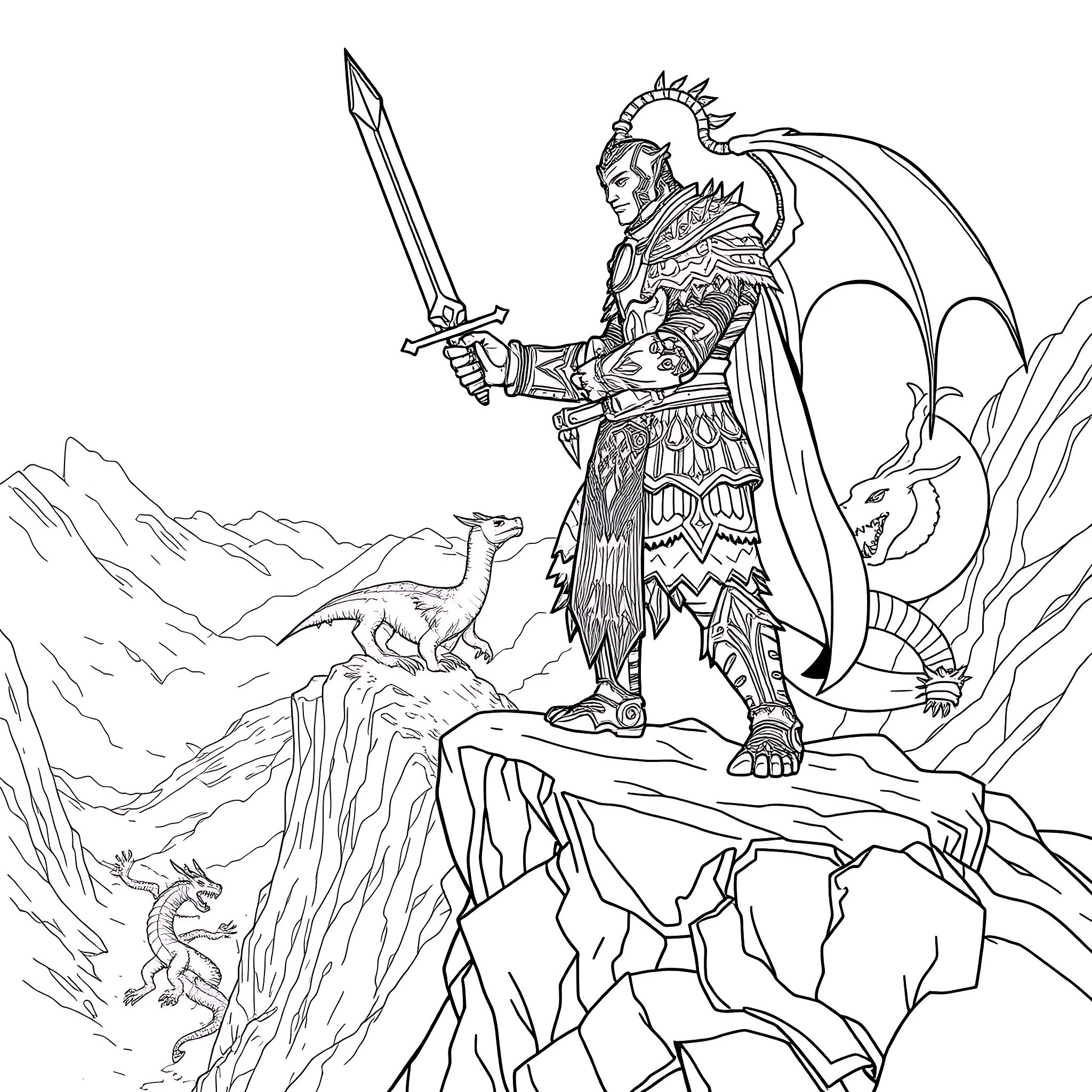 108 Best Warrior Coloring Pages (Free Printable PDFs)