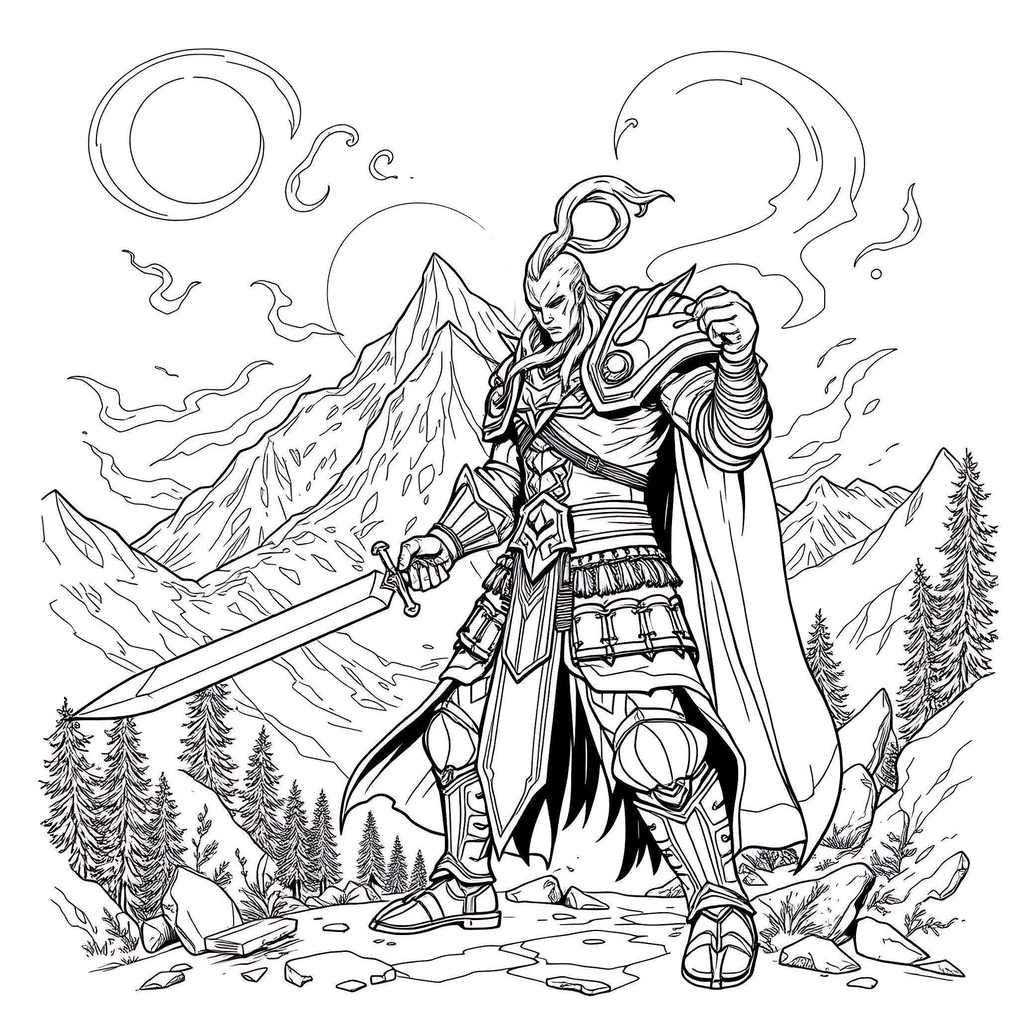Best Warrior Coloring Pages (Free Printable PDF)