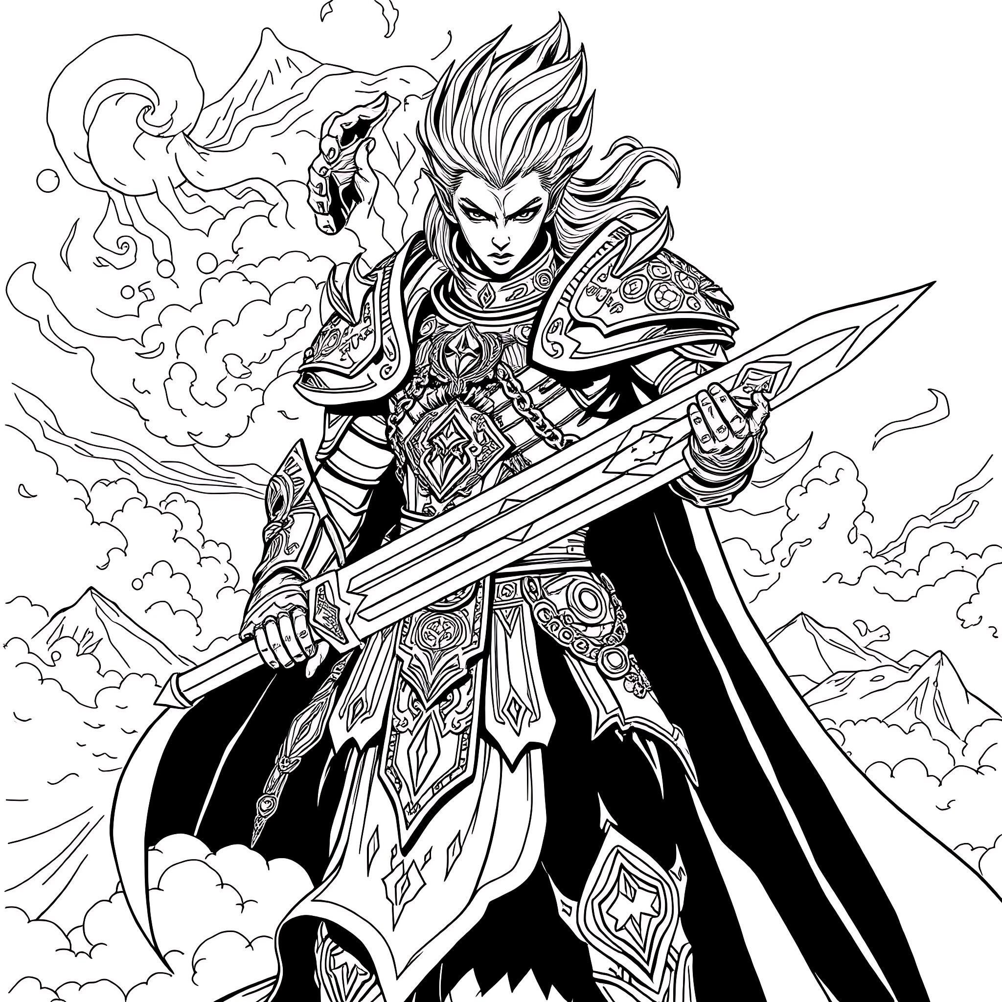Best Warrior Coloring Pages (Free Printable PDF)