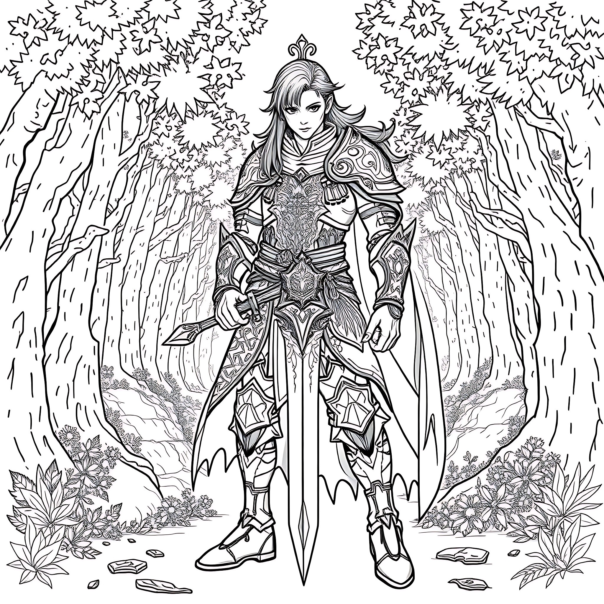 Best Warrior Coloring Pages (Free Printable PDF)