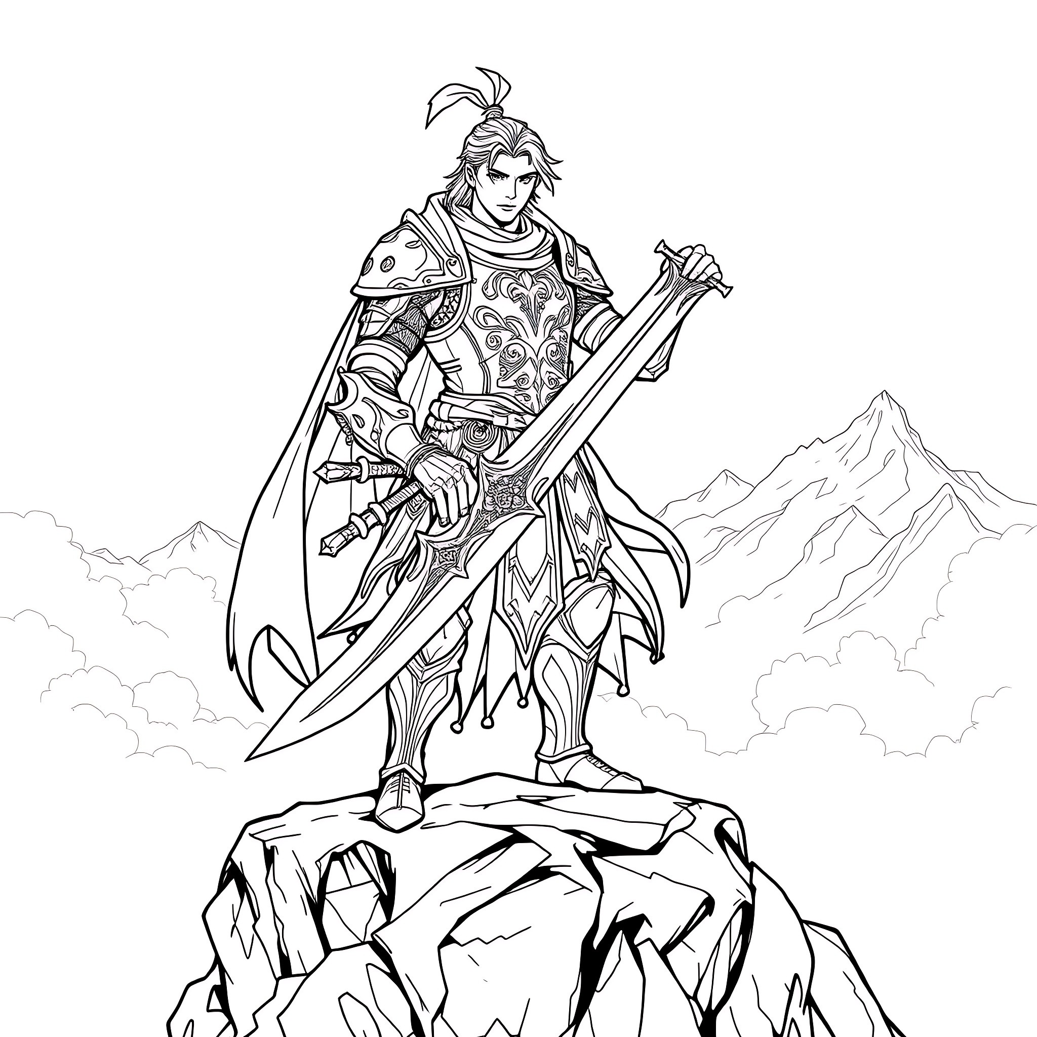 108 Best Warrior Coloring Pages (Free Printable PDFs)