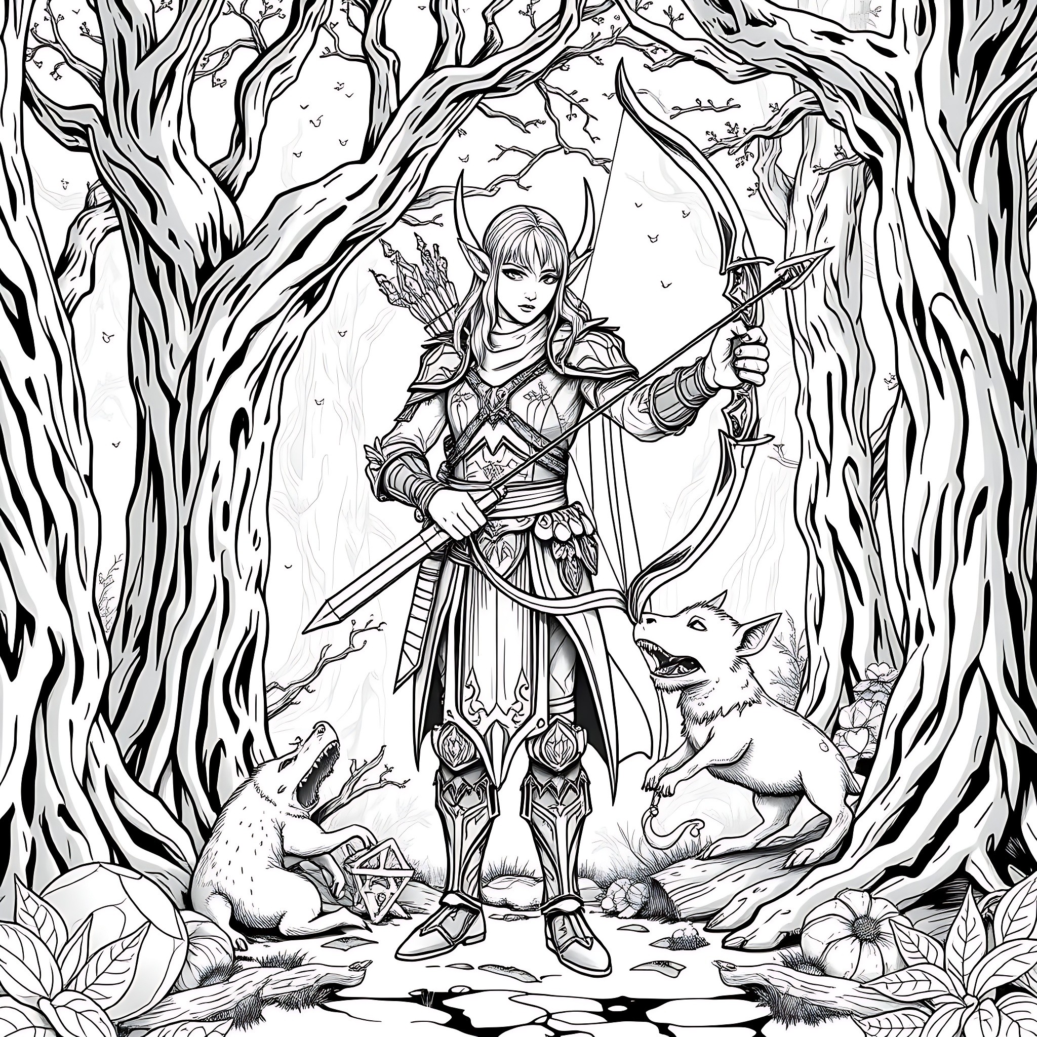 187 Best Elf Coloring Pages (Free Printable PDFs)