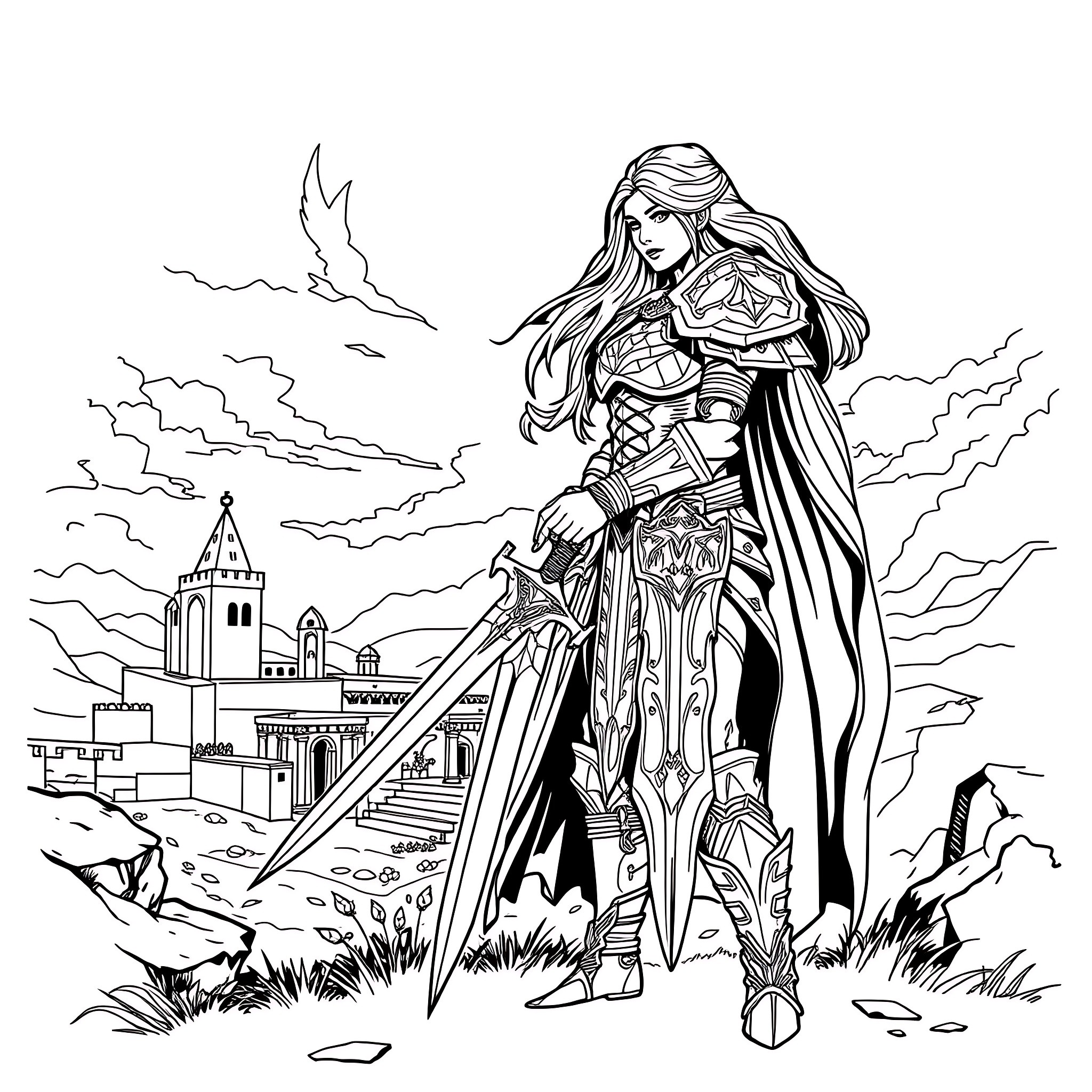 Best Warrior Coloring Pages (Free Printable PDF)