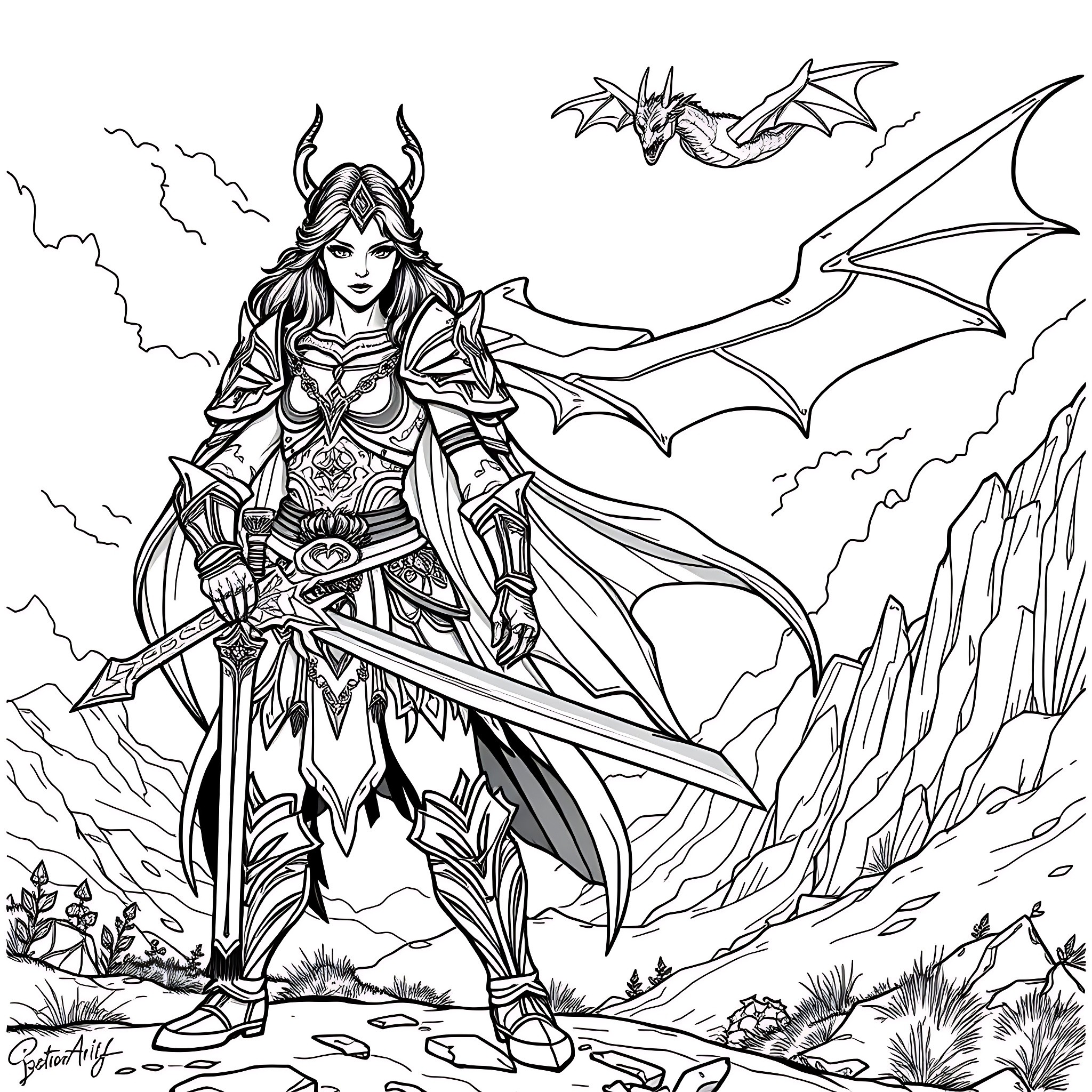 73 Best Warrior Coloring Pages (Free Printable PDFs)