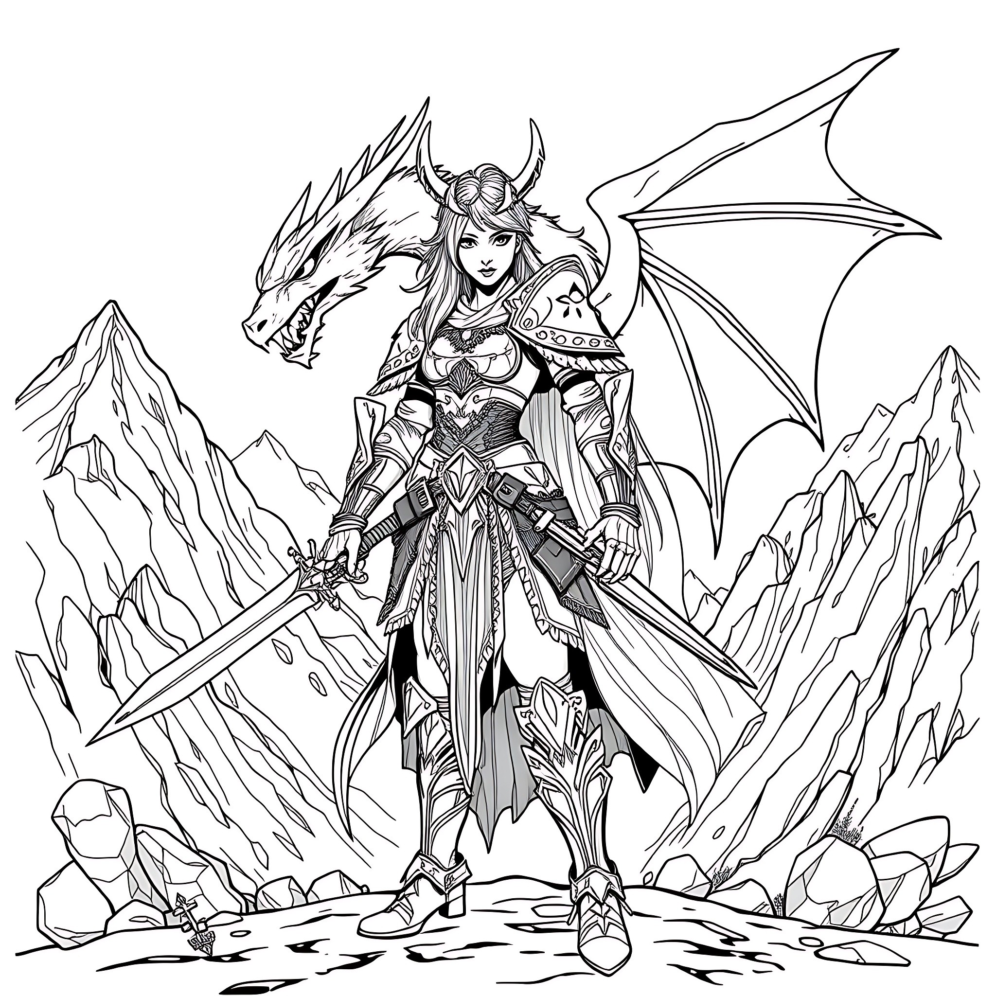 108 Best Warrior Coloring Pages (Free Printable PDFs)