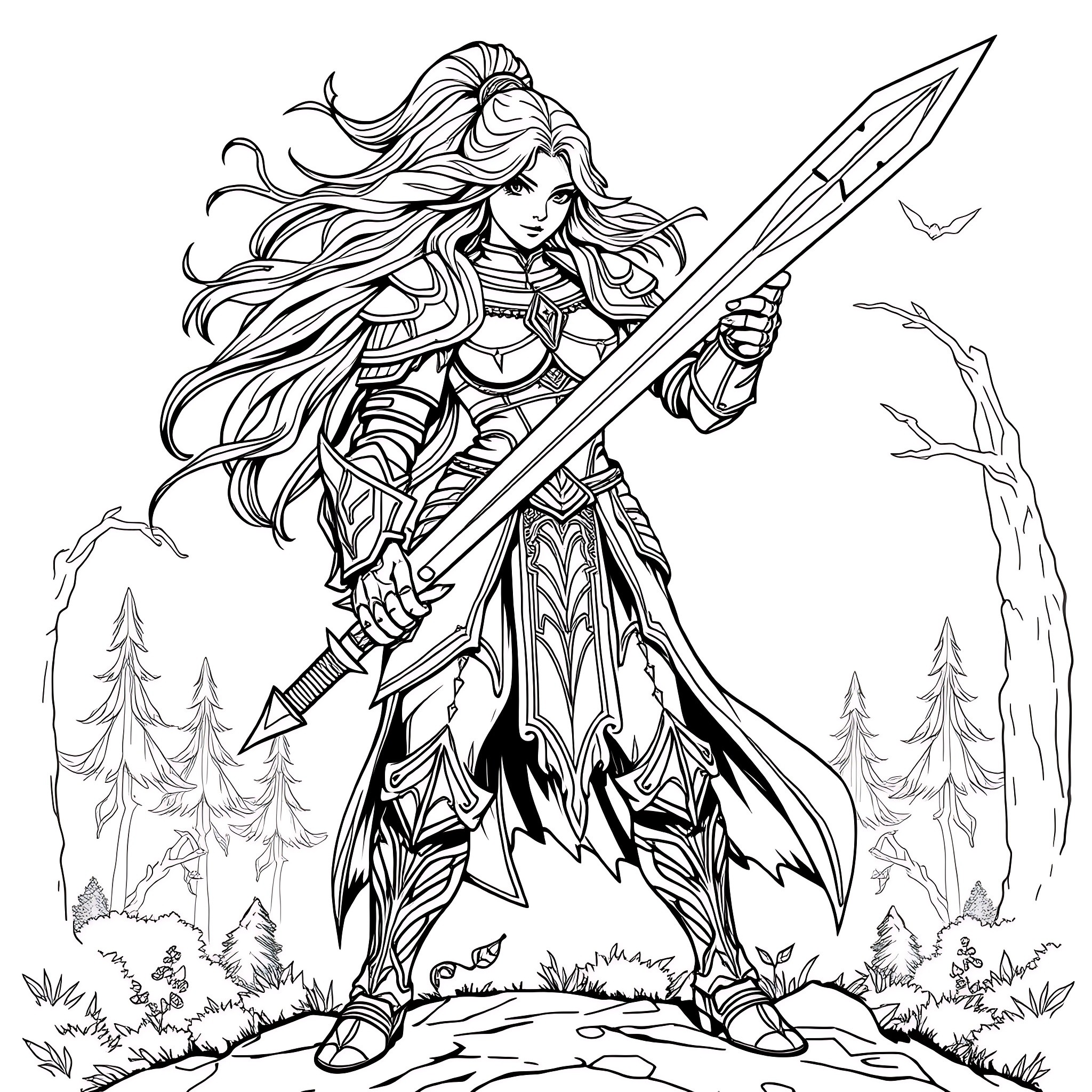 Best Warrior Coloring Pages (Free Printable PDF)