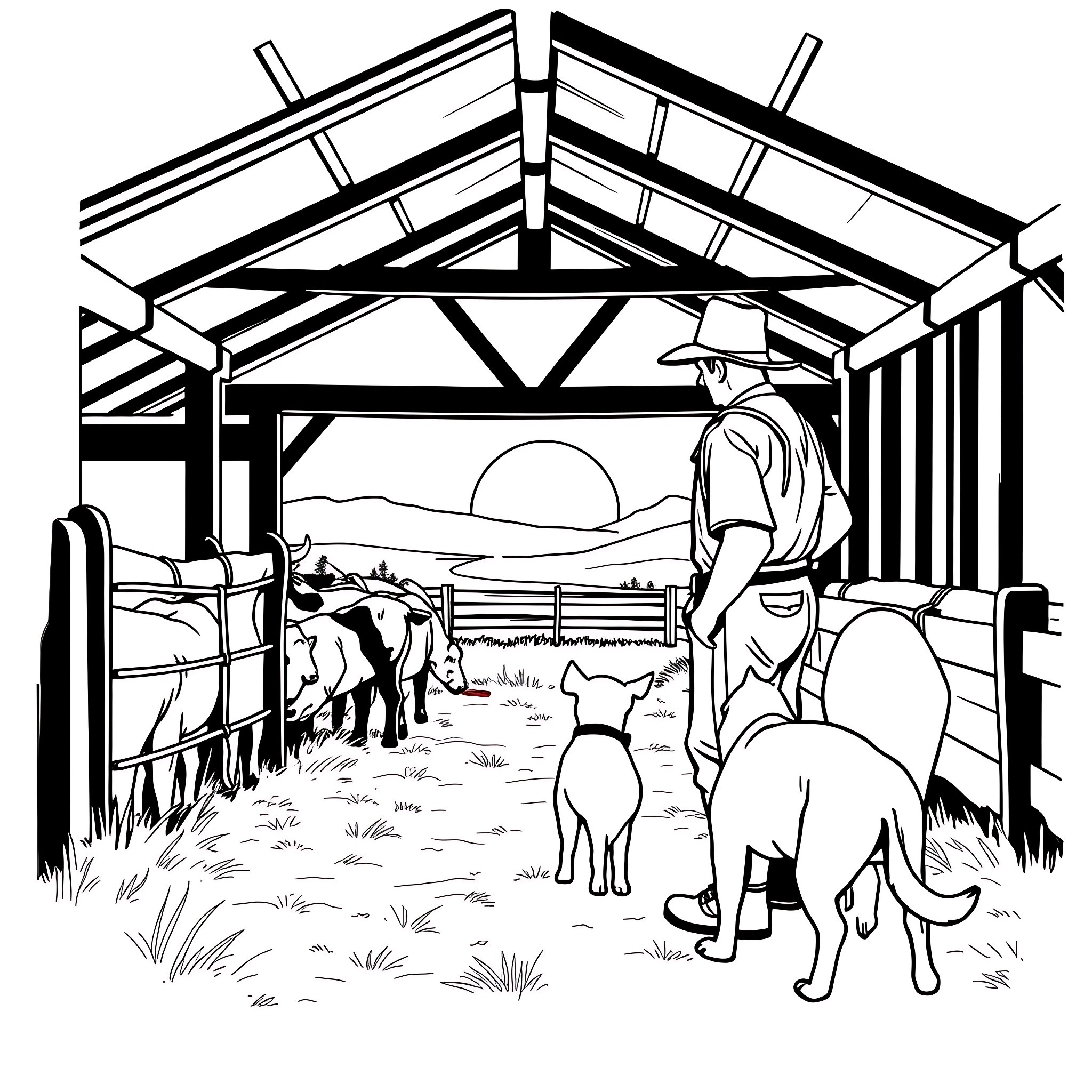 Best Farmer Coloring Pages (Free Printable PDF)