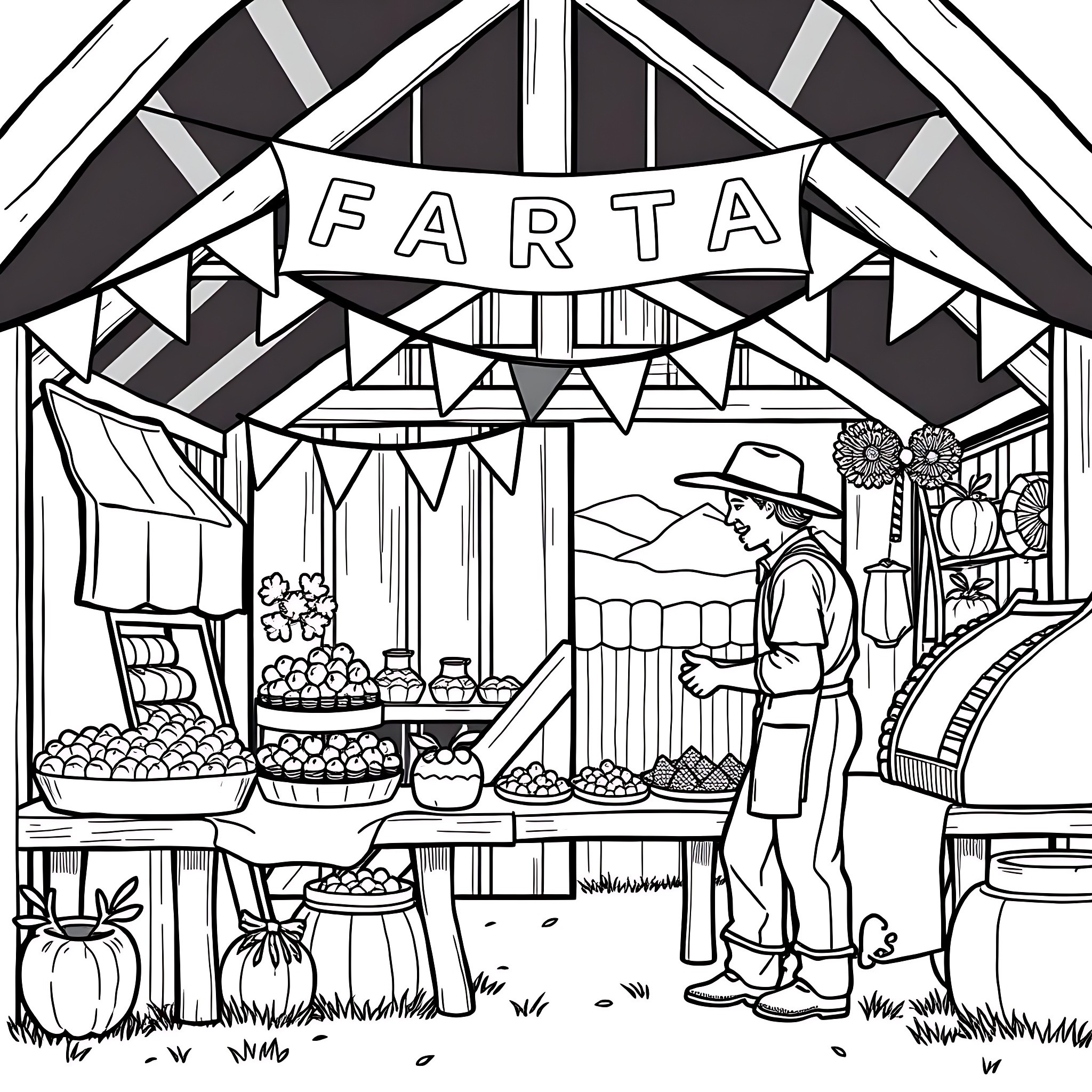 Best Farmer Coloring Pages (Free Printable PDF)