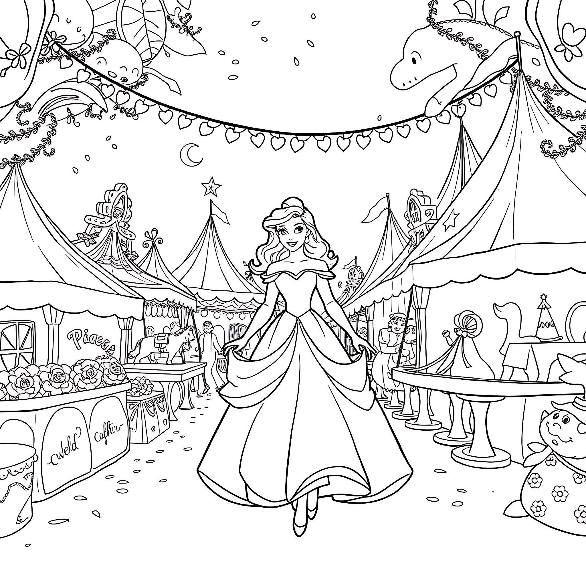 Best Belle Princess Coloring Pages (Free Printable PDF)